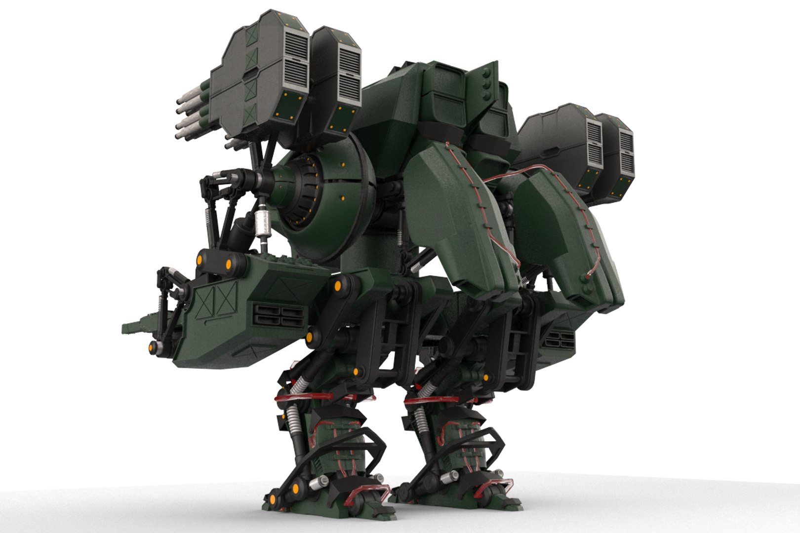 3D Bot Military Robot Model - TurboSquid 1466945
