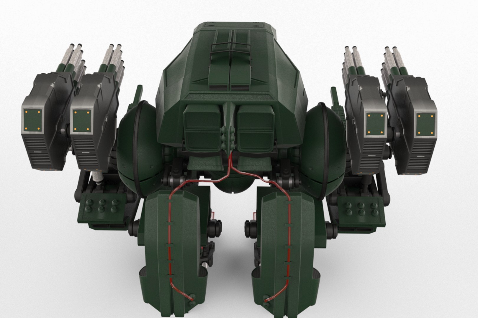 3D Bot Military Robot Model - TurboSquid 1466945