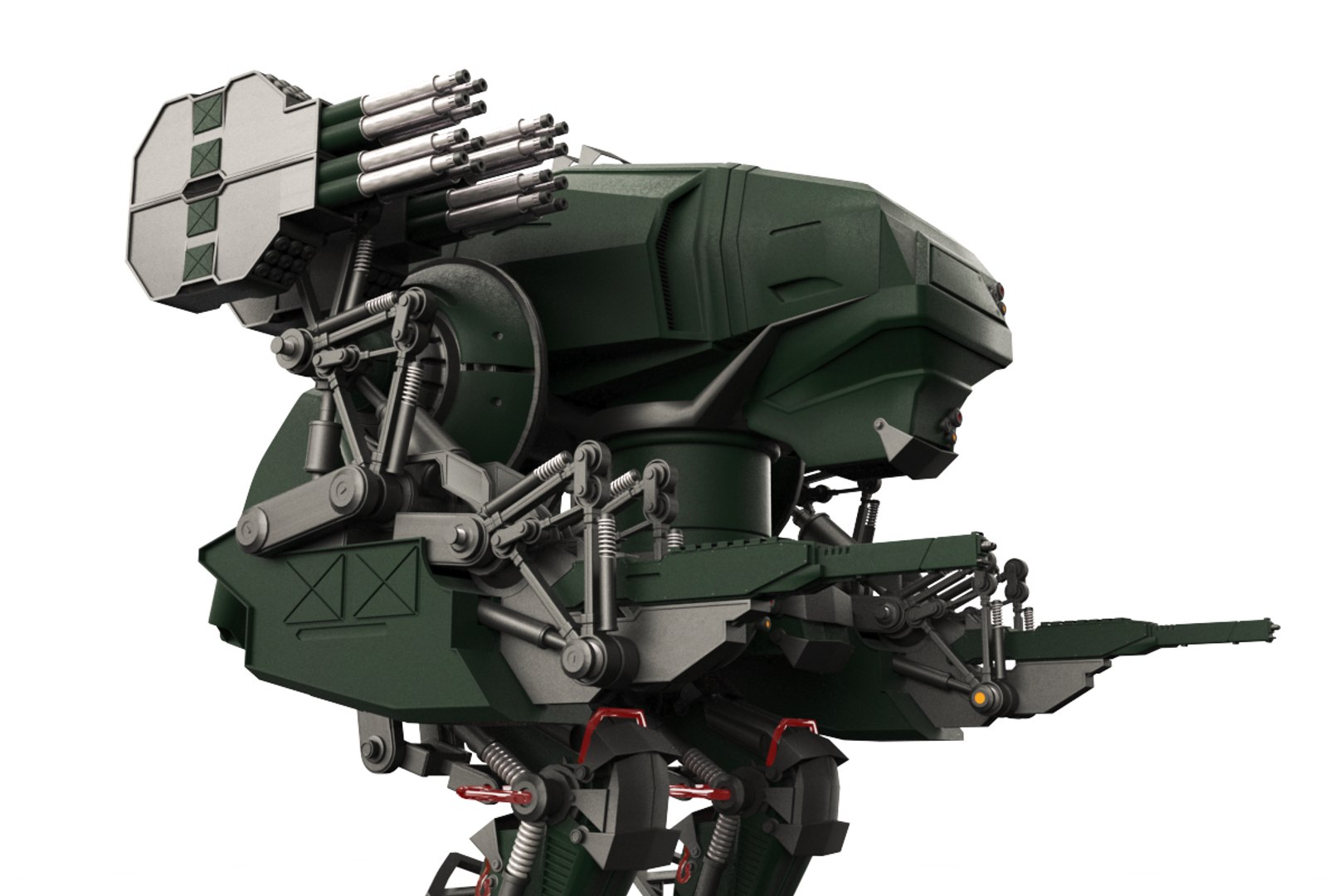 3D Bot Military Robot Model - TurboSquid 1466945