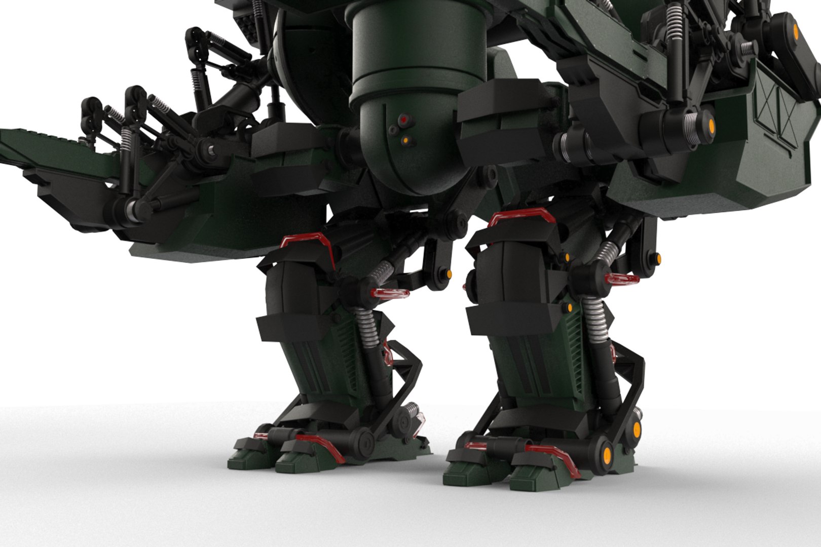 3D Bot Military Robot Model - TurboSquid 1466945