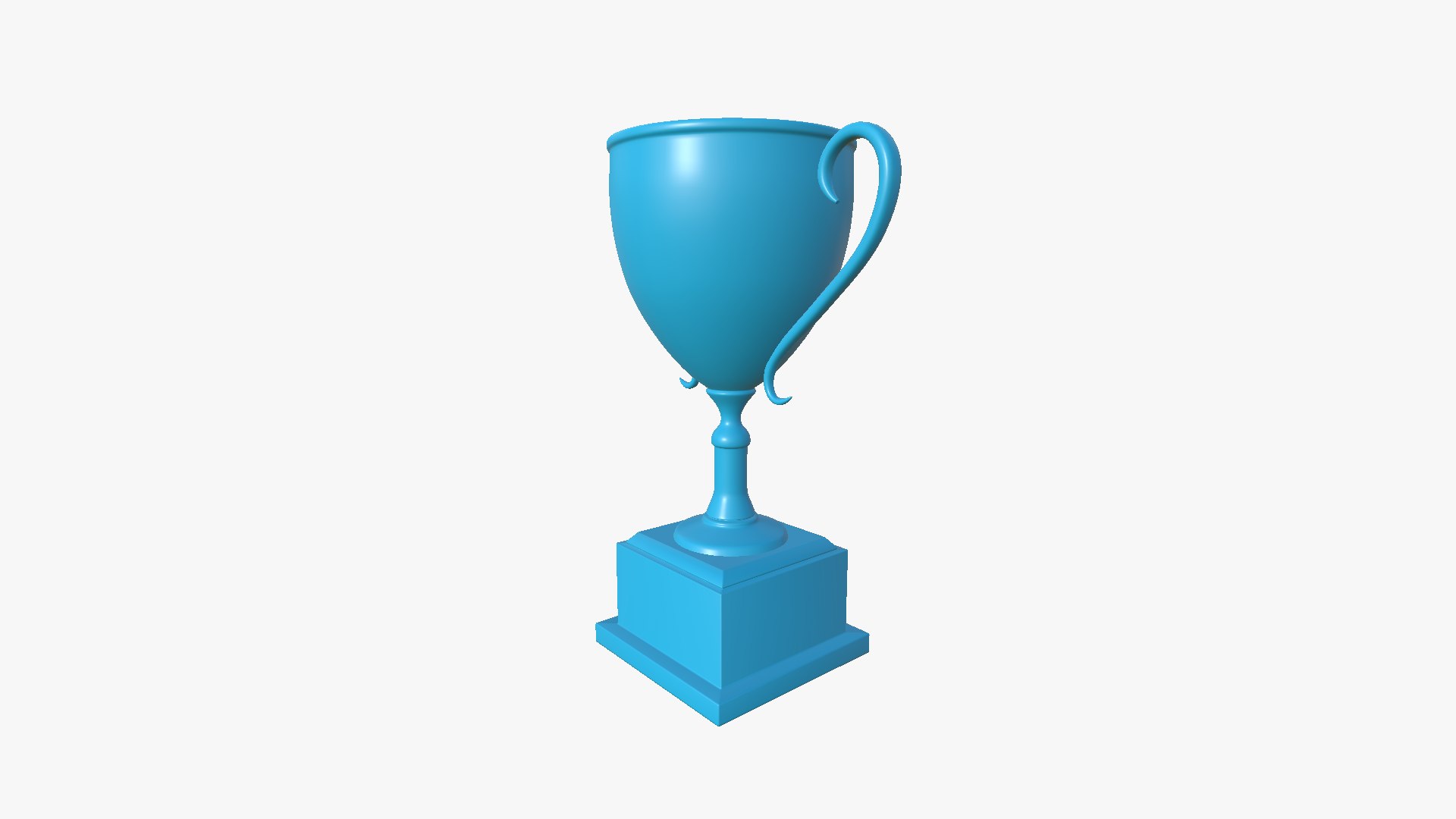 3D Trophy Award A01 - Blank Mock Up Basic Template Model - TurboSquid ...