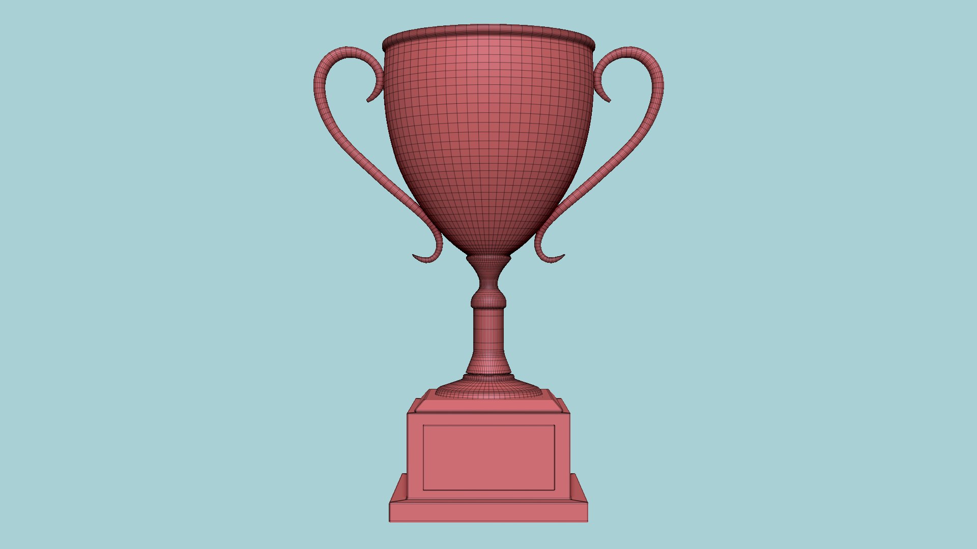 3D Trophy Award A01 - Blank Mock Up Basic Template Model - TurboSquid ...