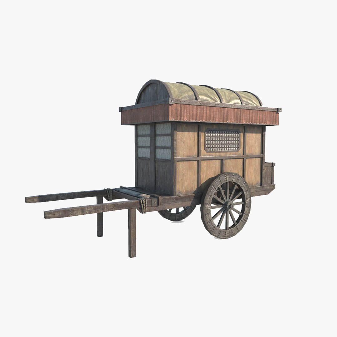 3D model Ancient Asian carriage - TurboSquid 2073063