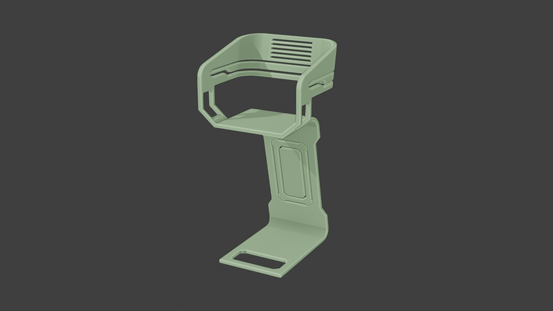 3D Model Lab Chair Furniture - TurboSquid 1642678