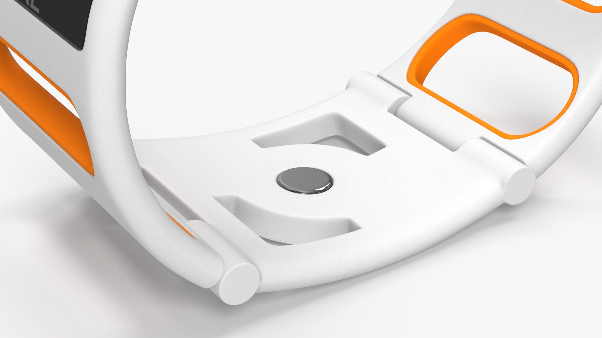 3D Futuristic Health Monitoring Bracelet Vital Orange - TurboSquid 2223953