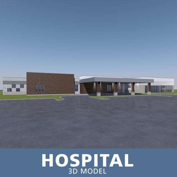 Low Poly Hospital 3D Models for Download | TurboSquid