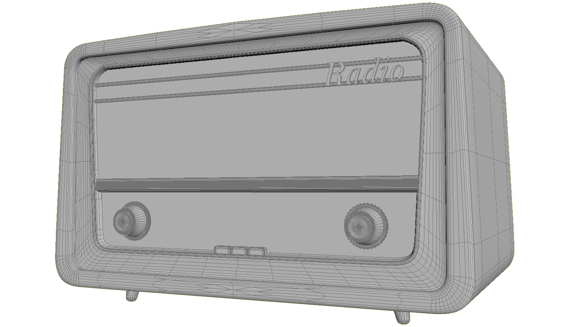 3D Old Radio - TurboSquid 1566400