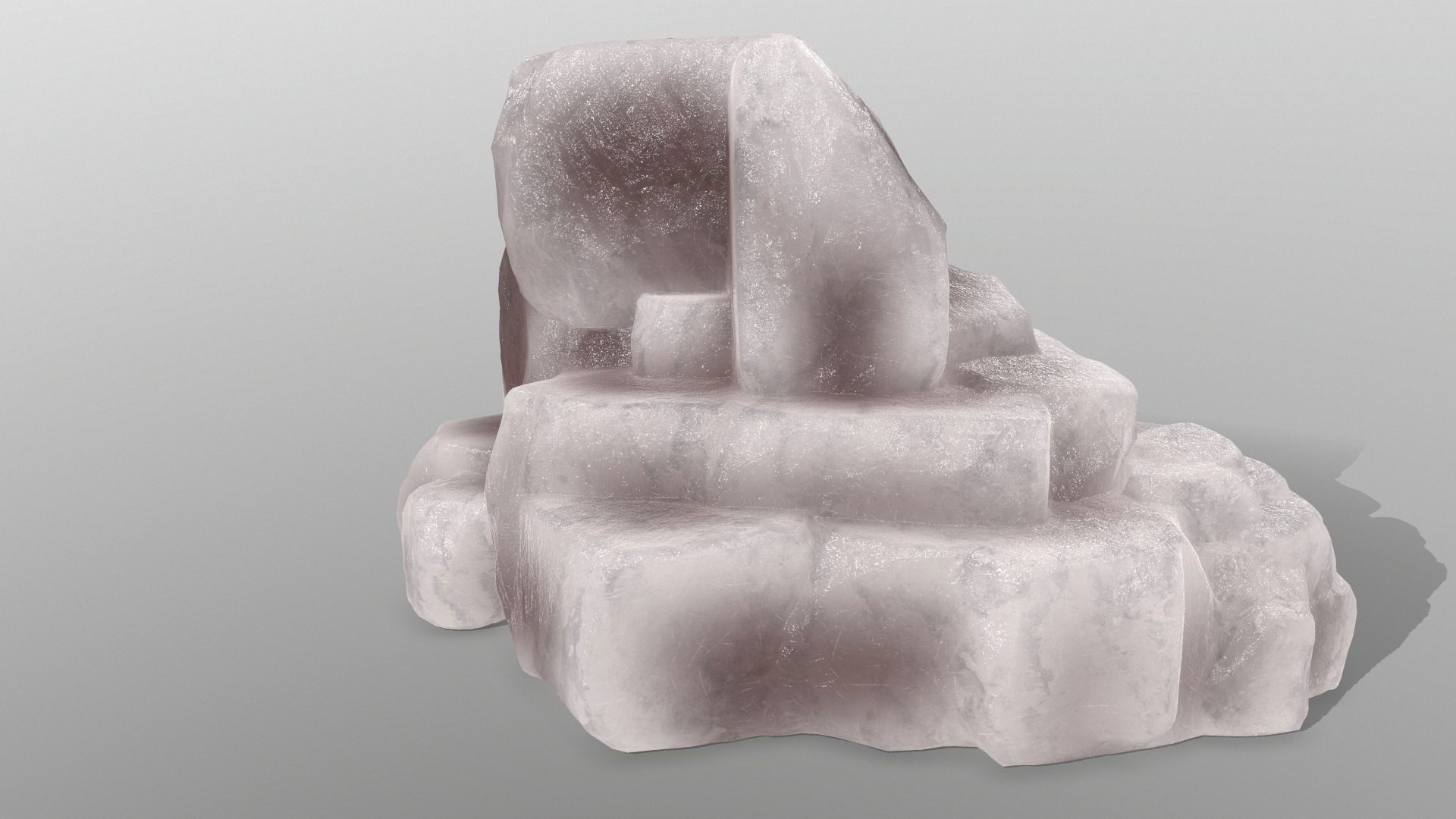 Ice Rock Model - TurboSquid 1388322
