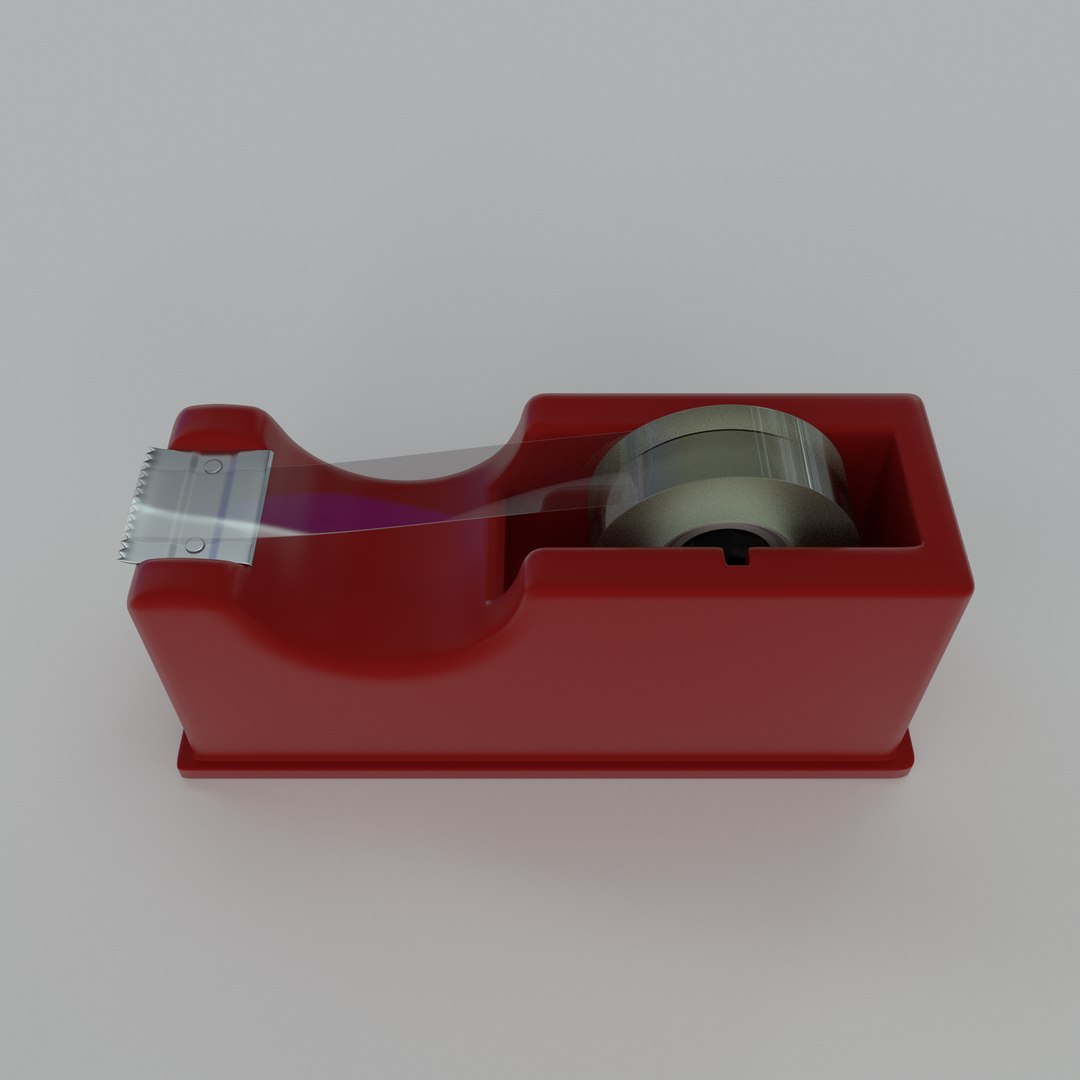 3d Tape Dispenser Model