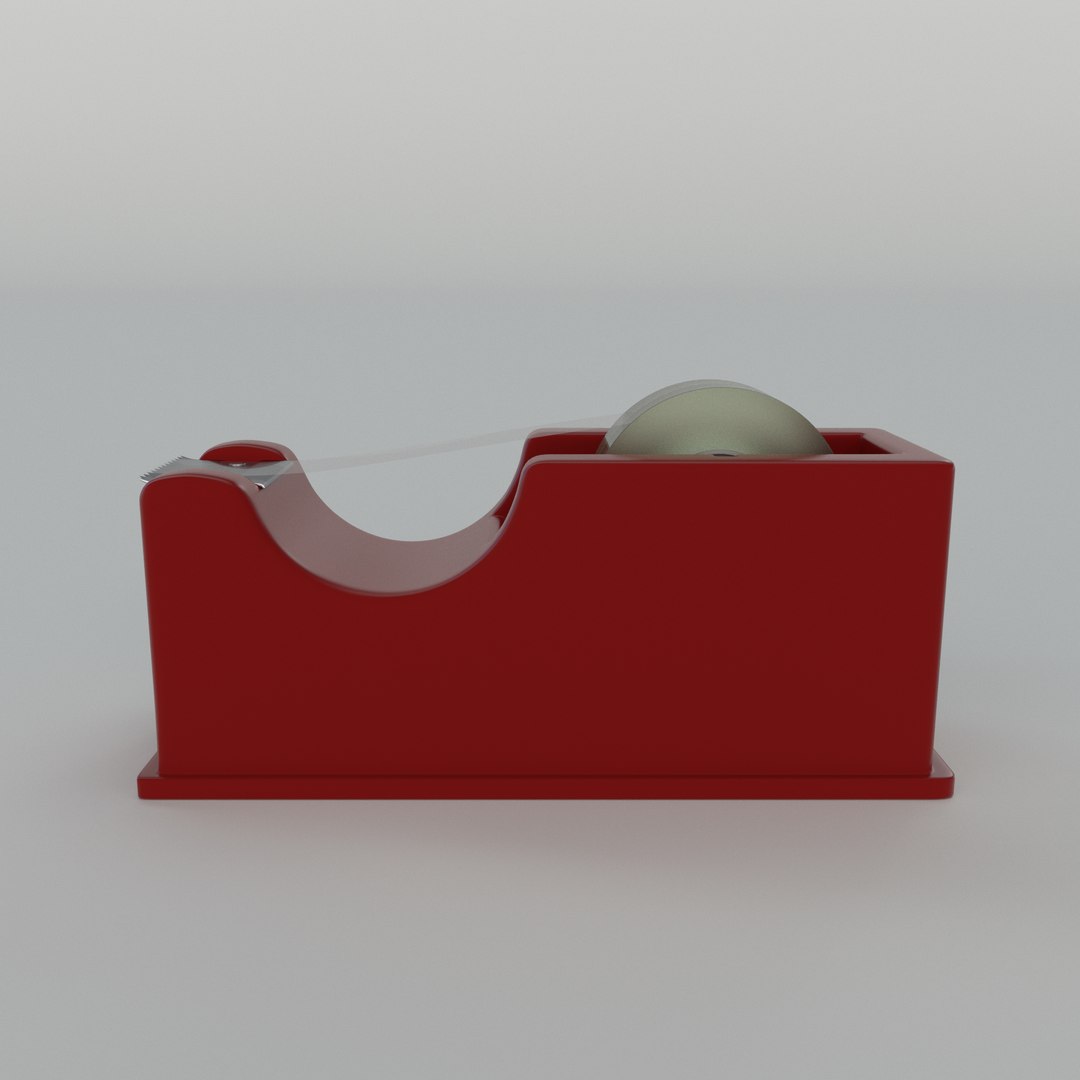 3d Tape Dispenser Model