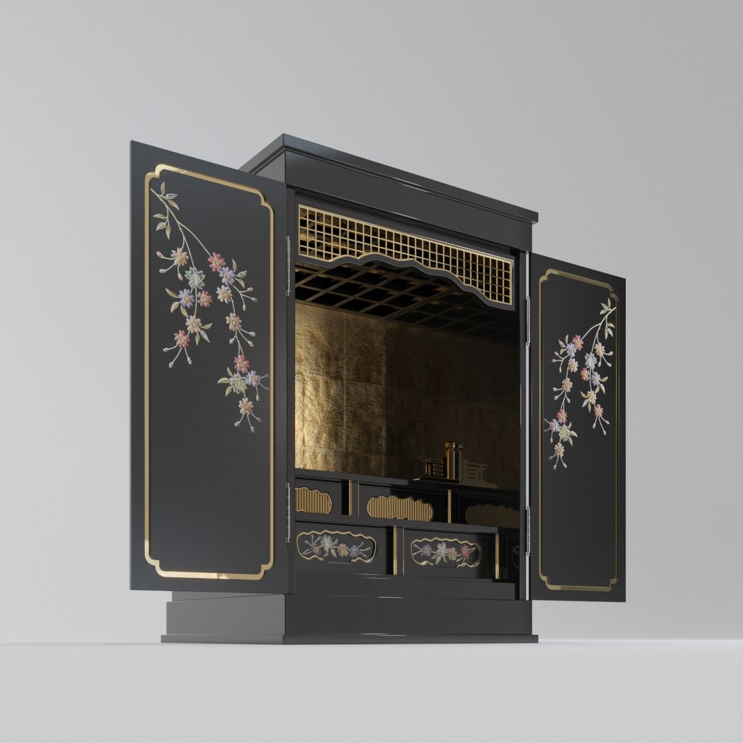 SMALL ALTAR BUTSUDAN Model - TurboSquid 2080174