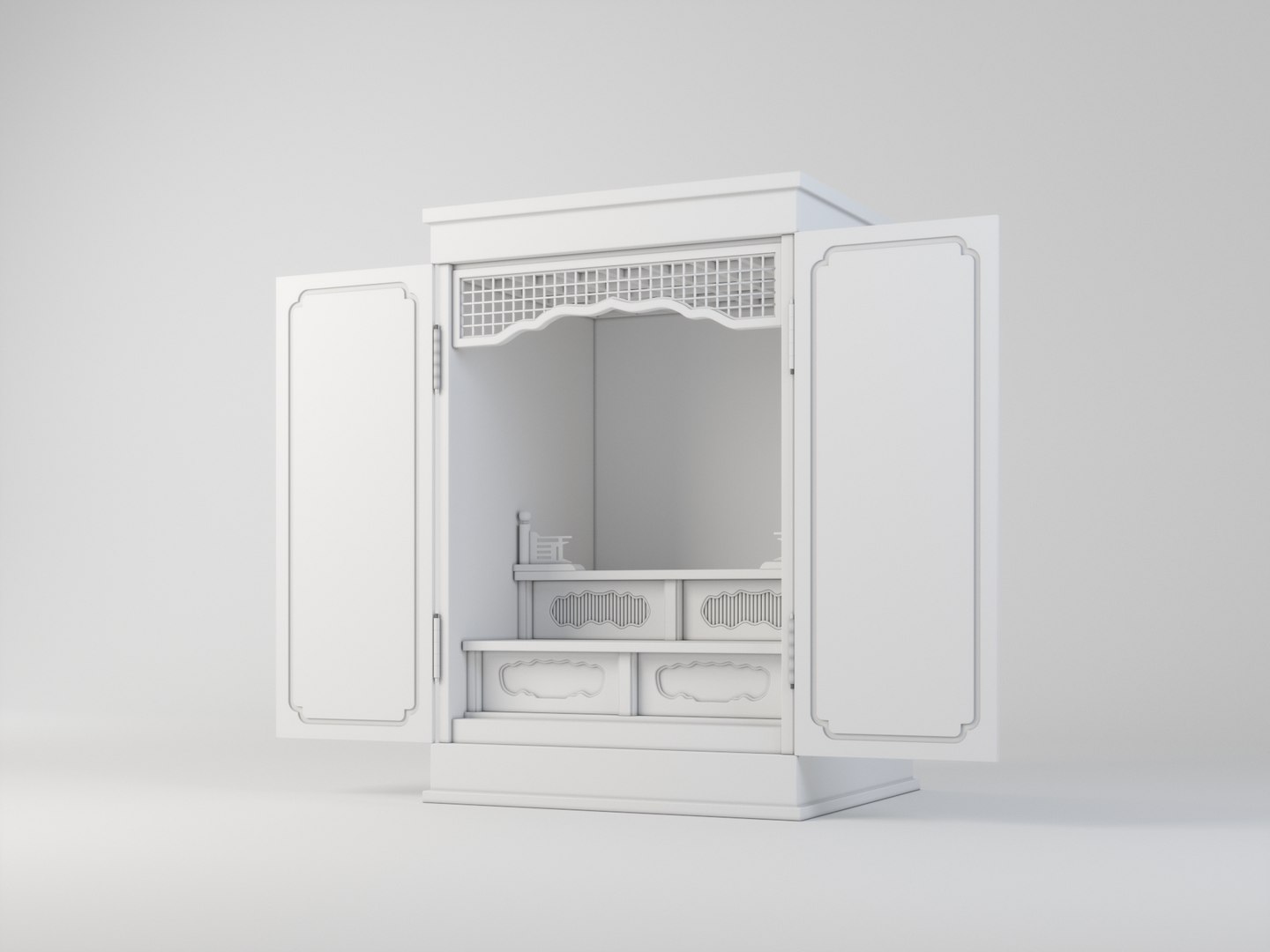 SMALL ALTAR BUTSUDAN Model - TurboSquid 2080174