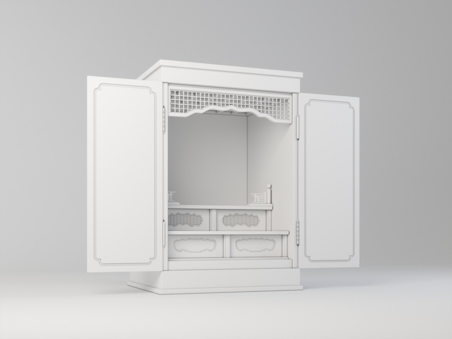 SMALL ALTAR BUTSUDAN Model - TurboSquid 2080174