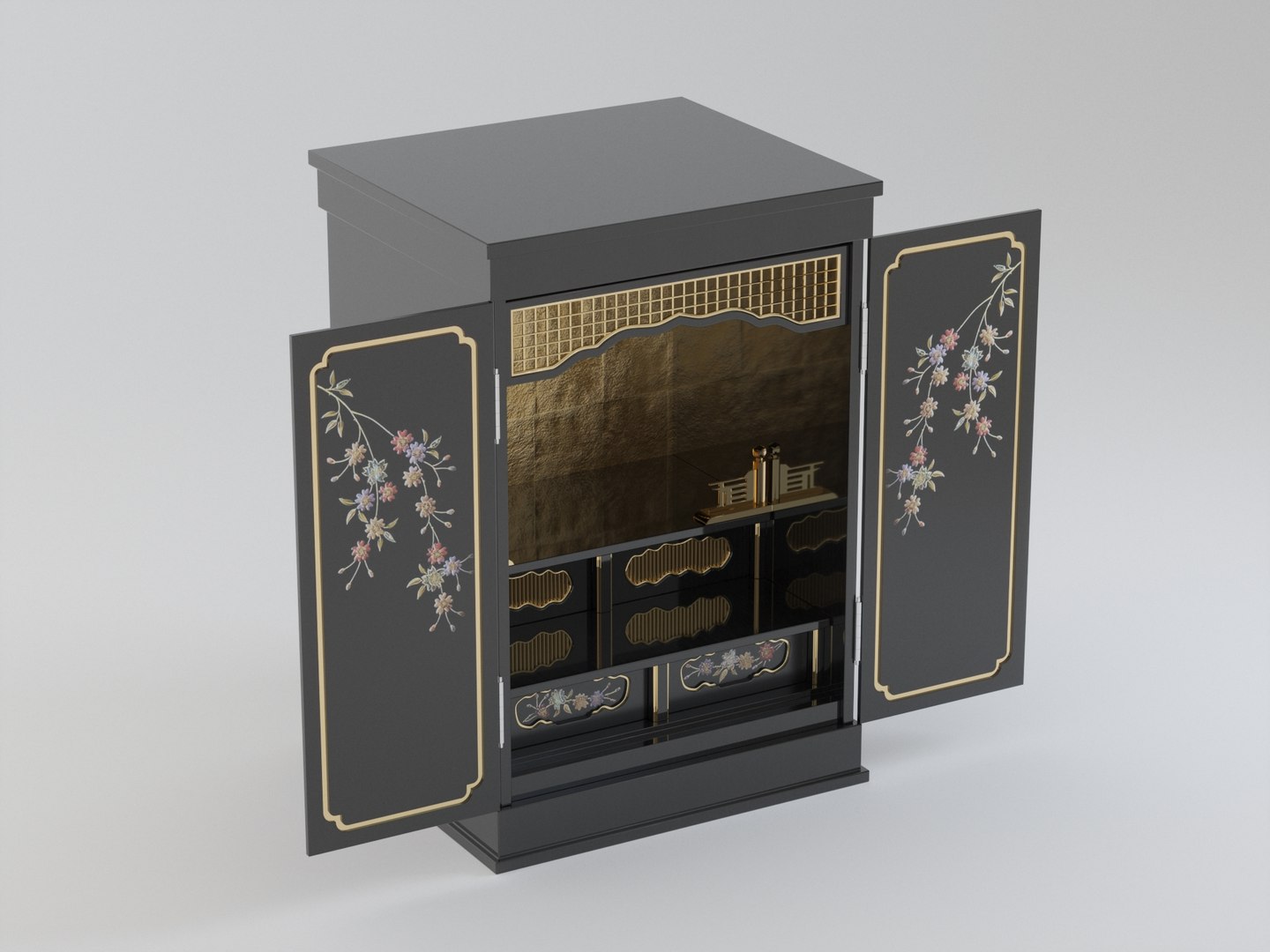 SMALL ALTAR BUTSUDAN Model - TurboSquid 2080174