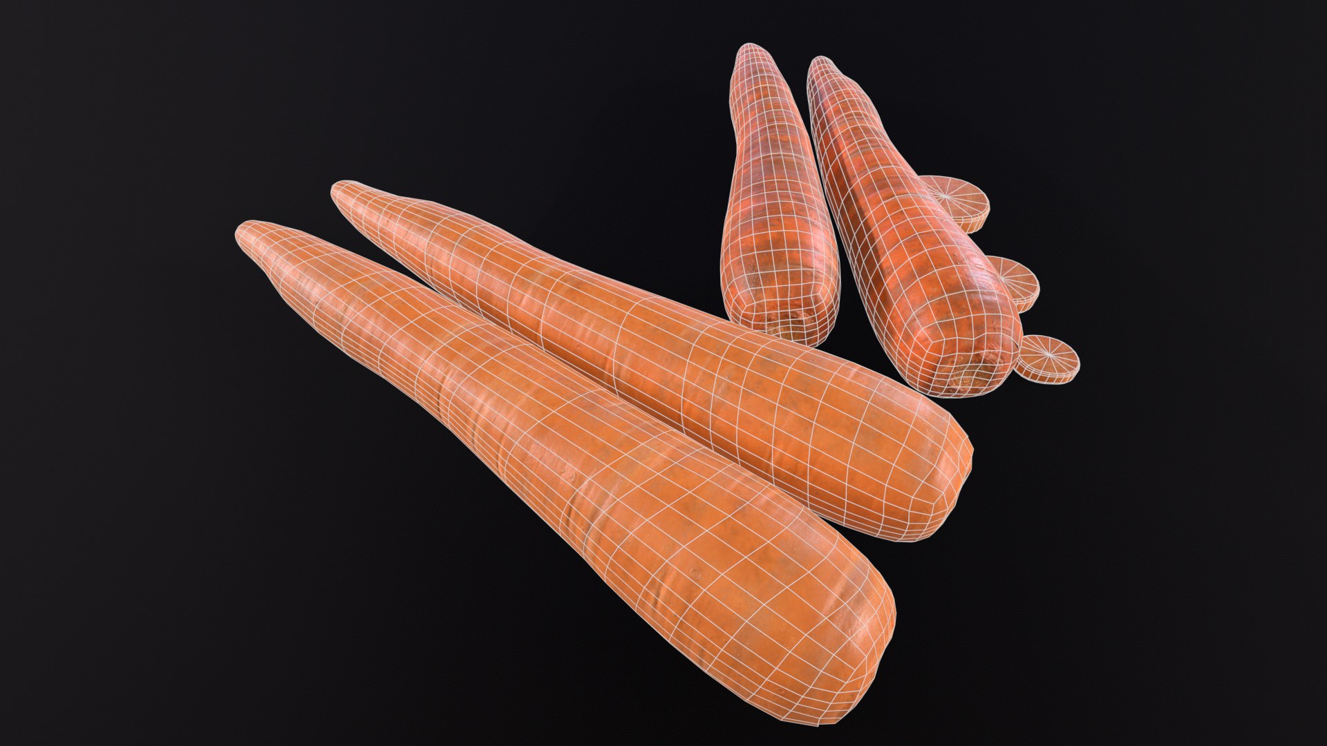 3D Carrots - TurboSquid 2175689
