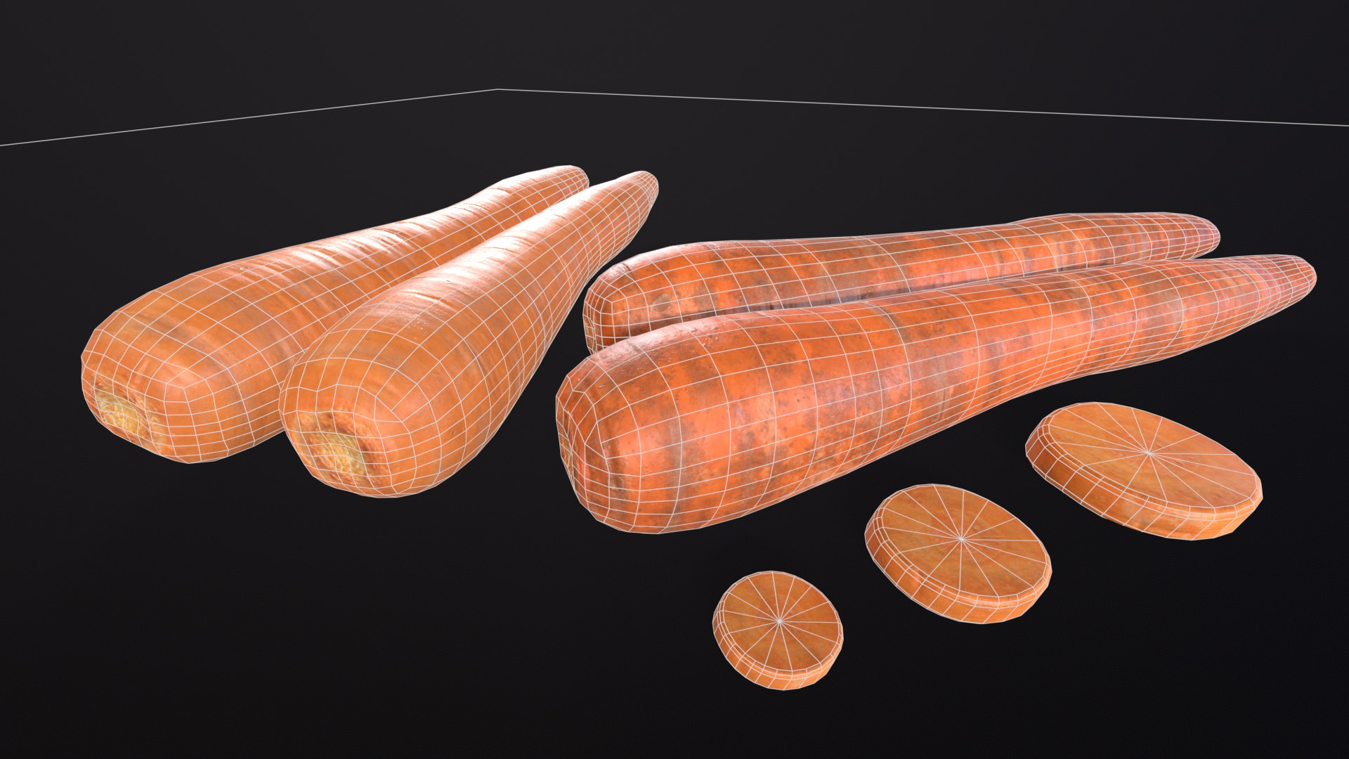3D Carrots - TurboSquid 2175689