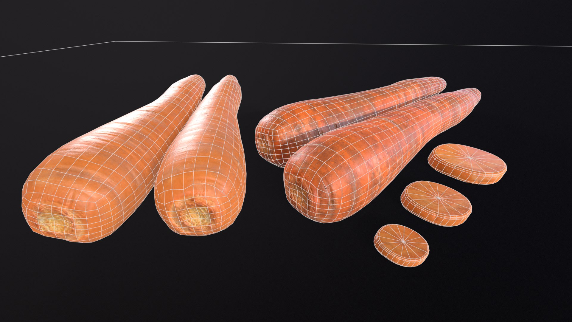 3D Carrots - TurboSquid 2175689