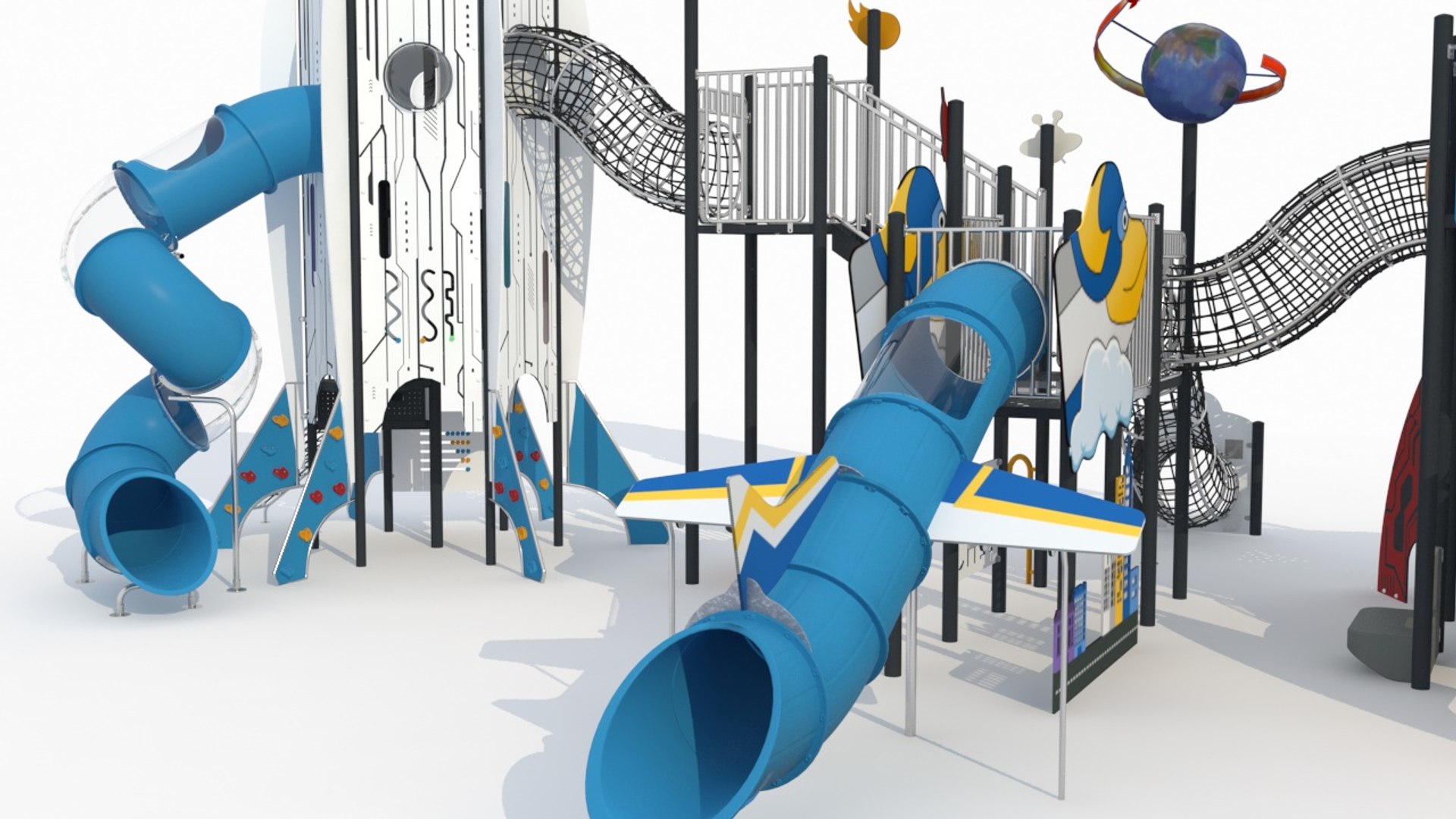 Space Amusement Park Model - TurboSquid 2366416