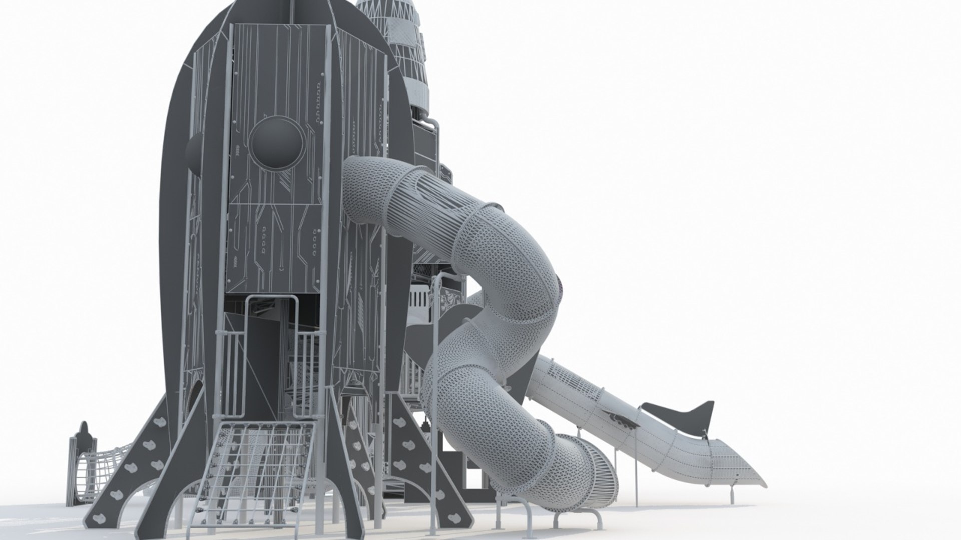 Space Amusement Park Model - TurboSquid 2366416