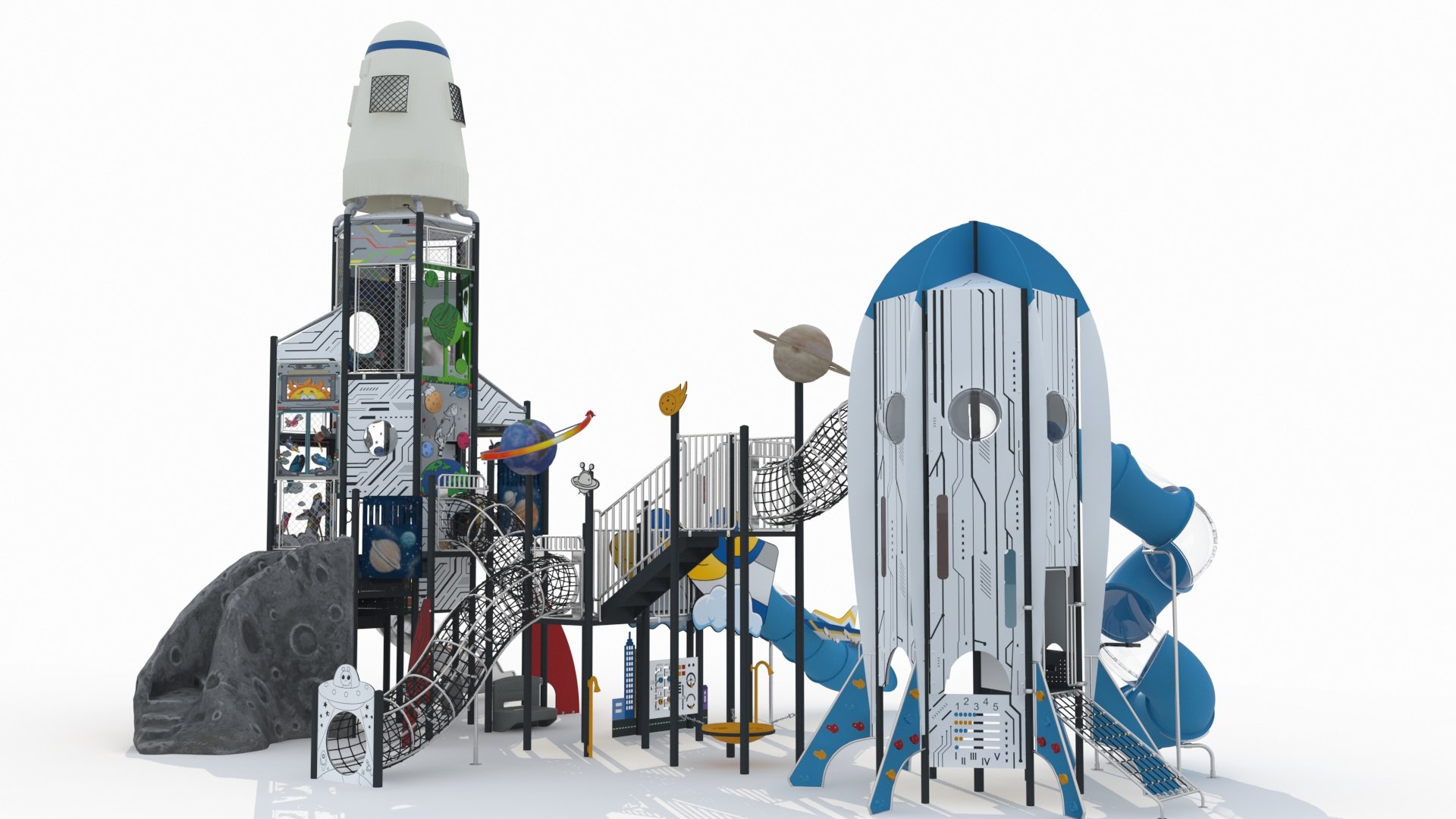 Space Amusement Park Model - TurboSquid 2366416