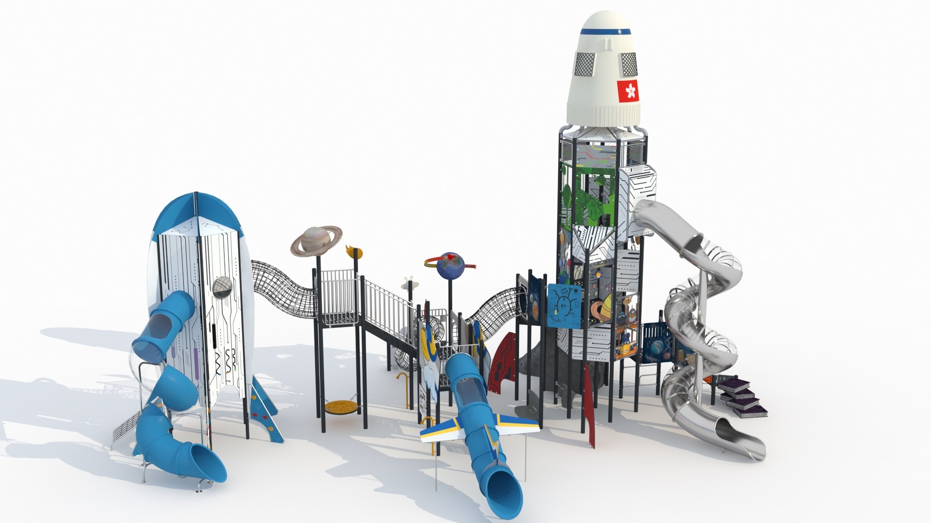 Space Amusement Park Model - TurboSquid 2366416