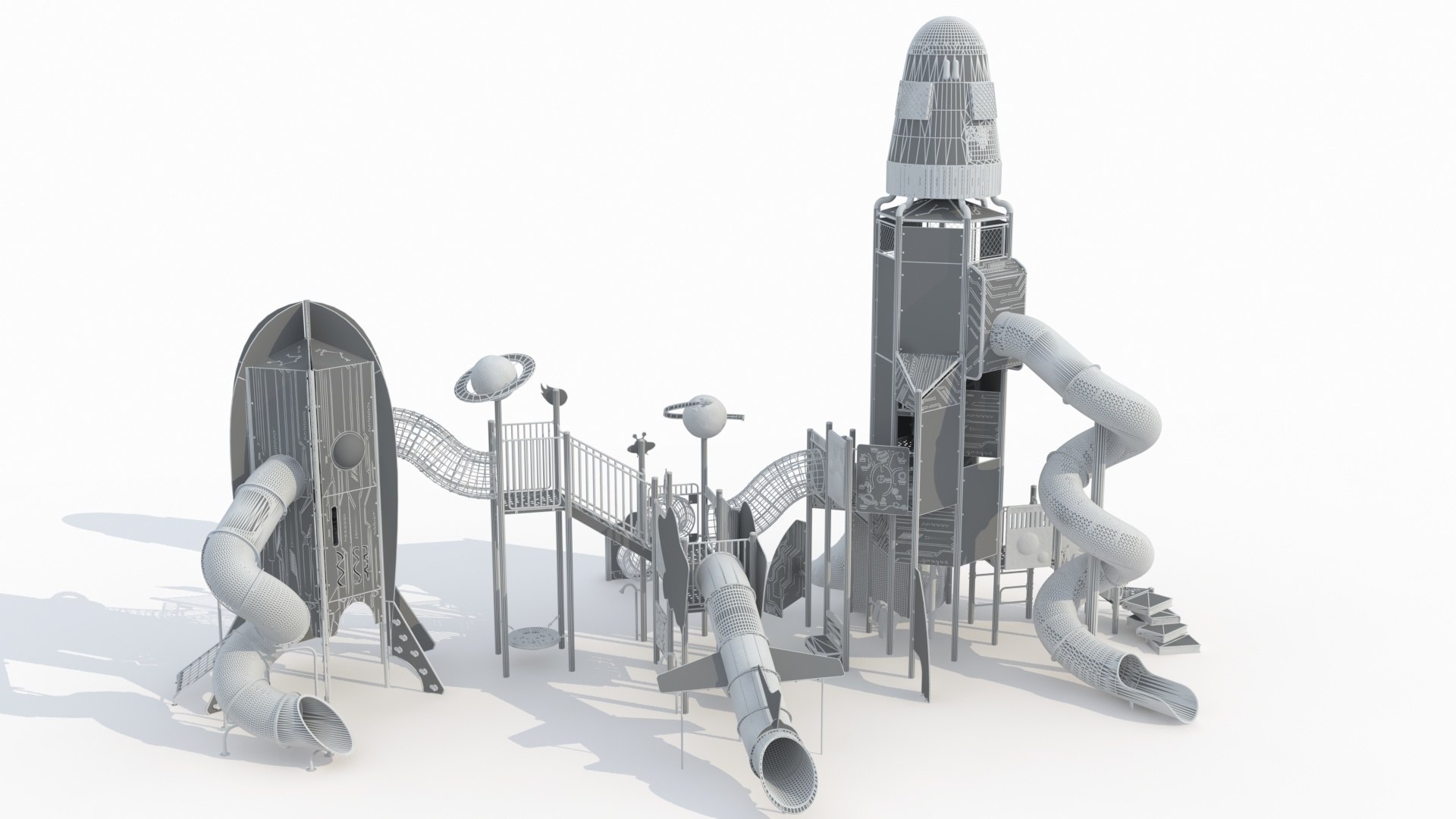 Space Amusement Park Model - TurboSquid 2366416