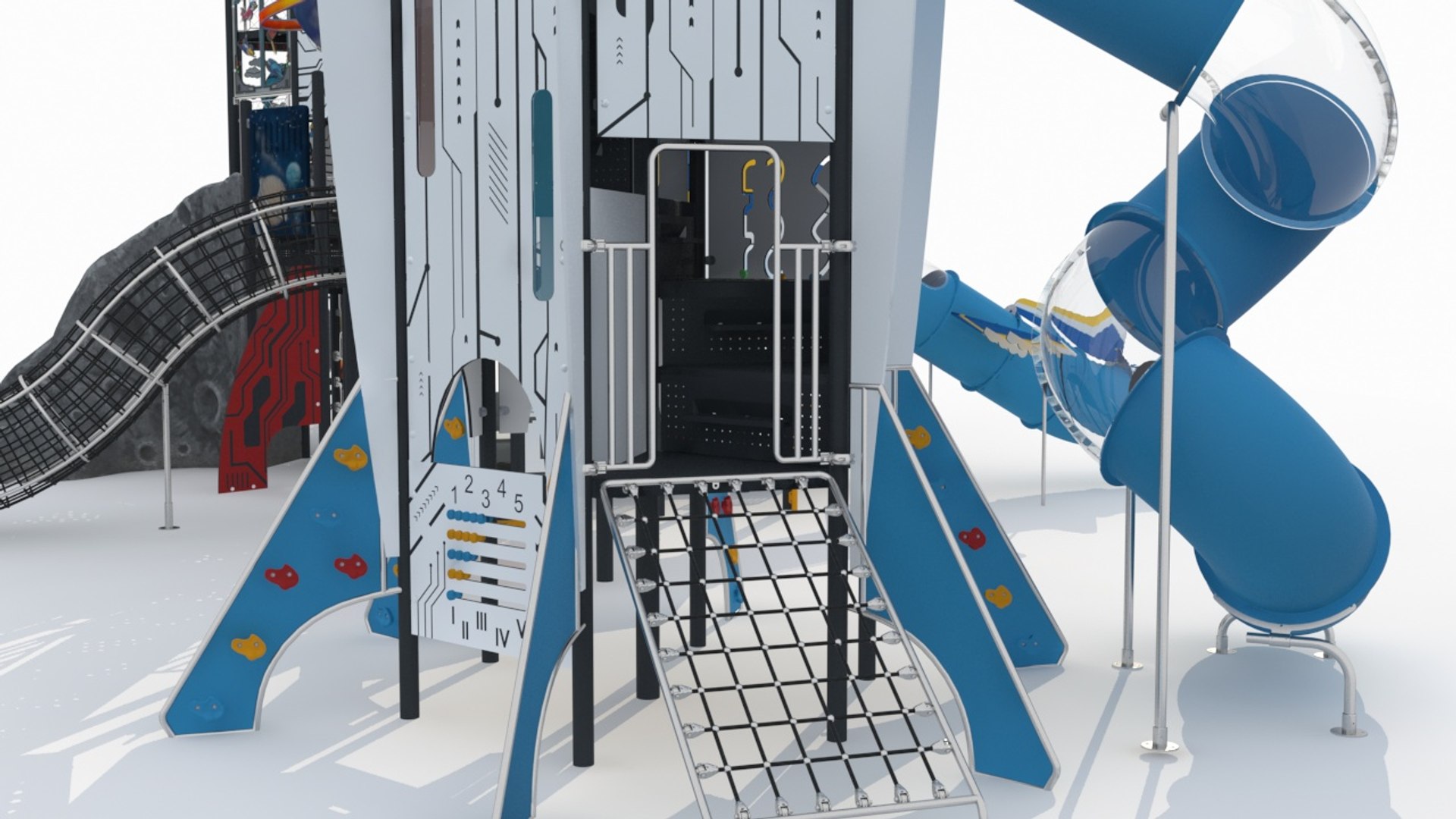 Space Amusement Park Model - TurboSquid 2366416