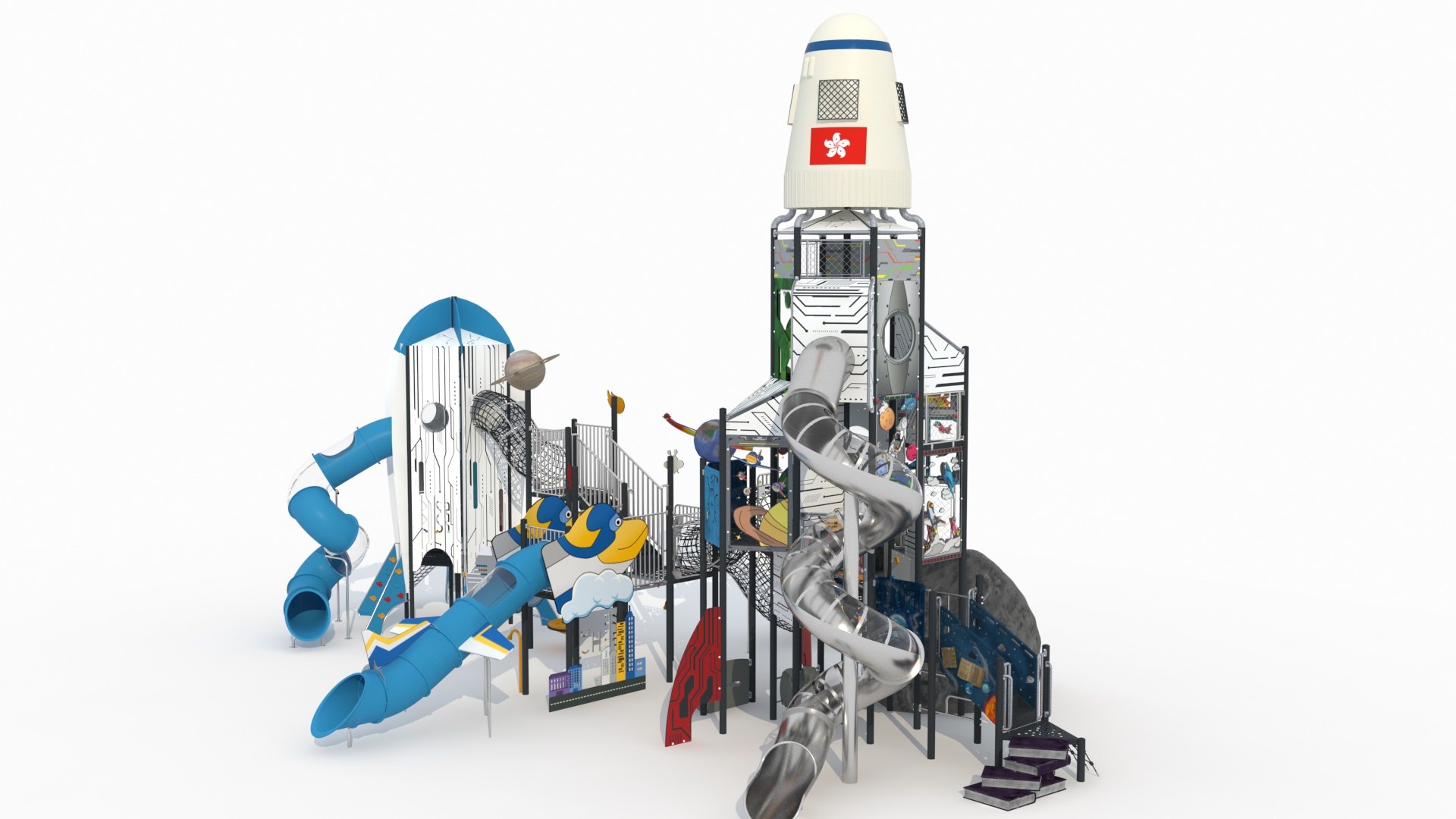 Space Amusement Park Model - TurboSquid 2366416