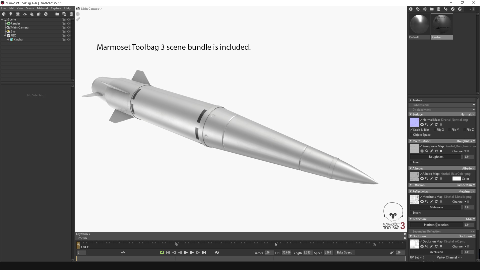 Kh-47m2 Kinzhal - Pbr Model - TurboSquid 1386695
