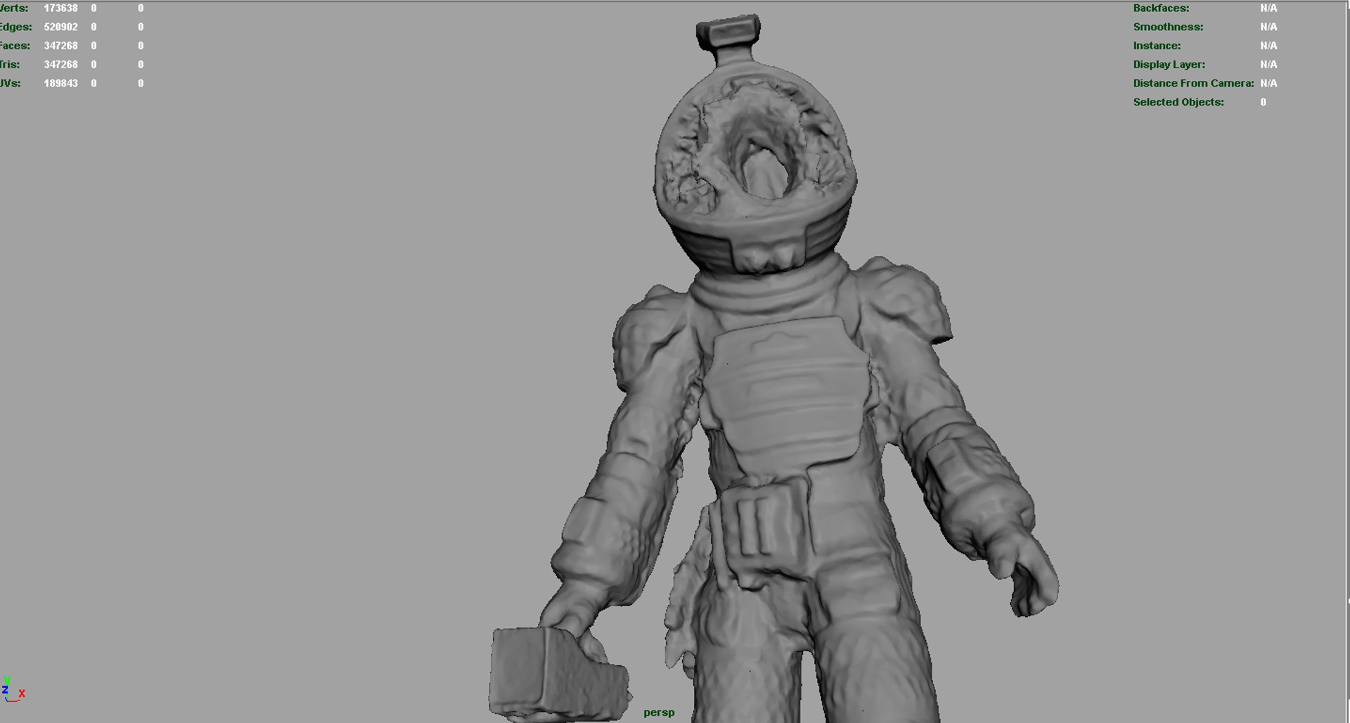 3d Spacesuit Kane Alien