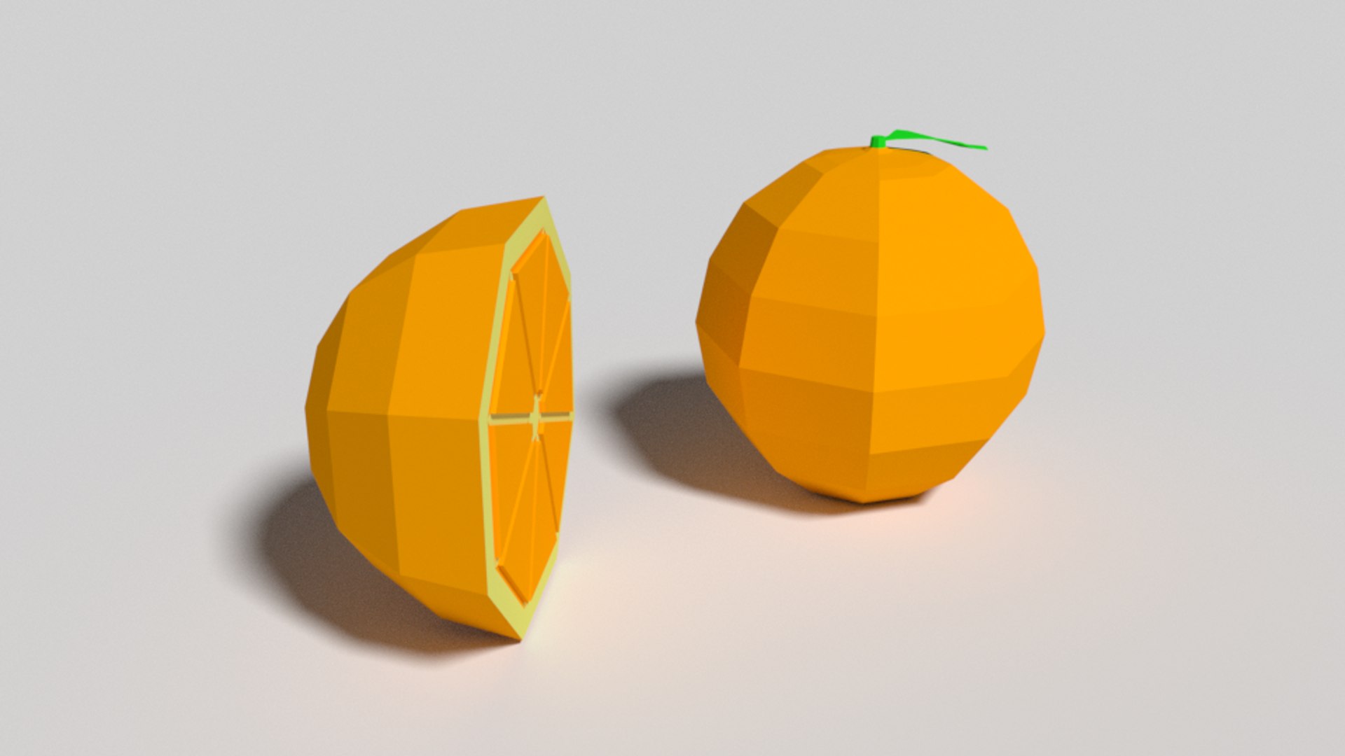 Cartoon Orange 3D Model - TurboSquid 1399269