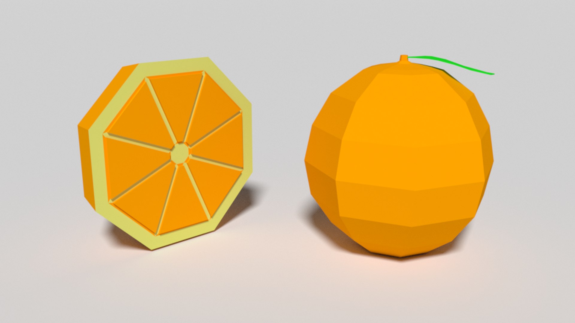 Cartoon Orange 3D Model - TurboSquid 1399269