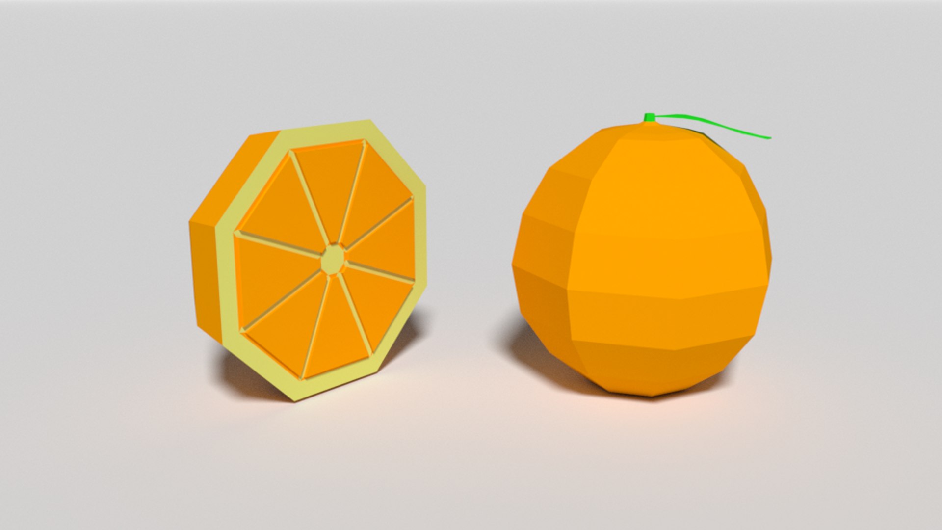 Cartoon Orange 3D Model - TurboSquid 1399269