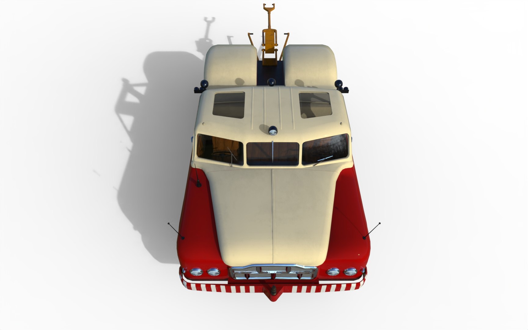 3D MAZ-541 Aircraft Tug Model - TurboSquid 2322425