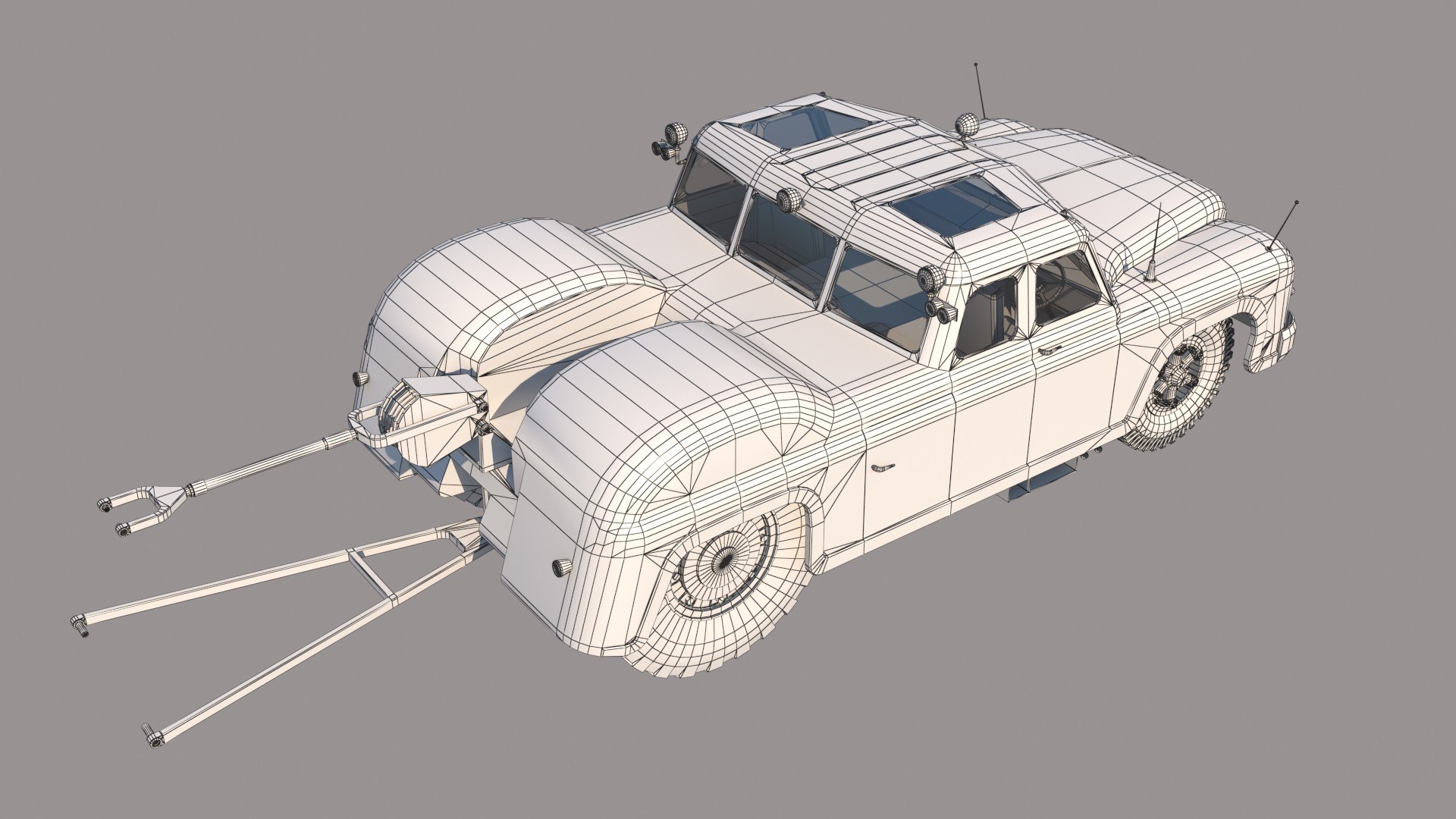 3D MAZ-541 Aircraft Tug Model - TurboSquid 2322425