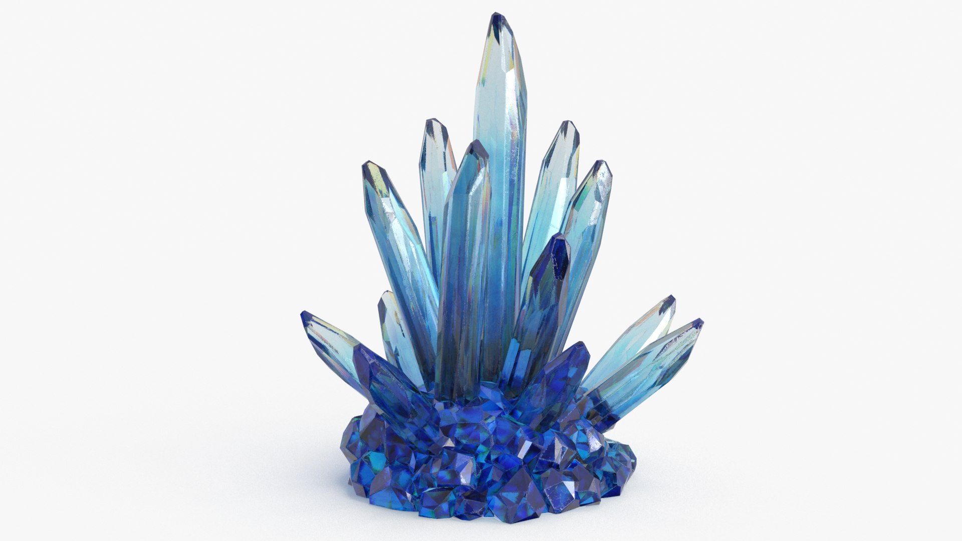 3D model Crystal Blue - TurboSquid 2152349