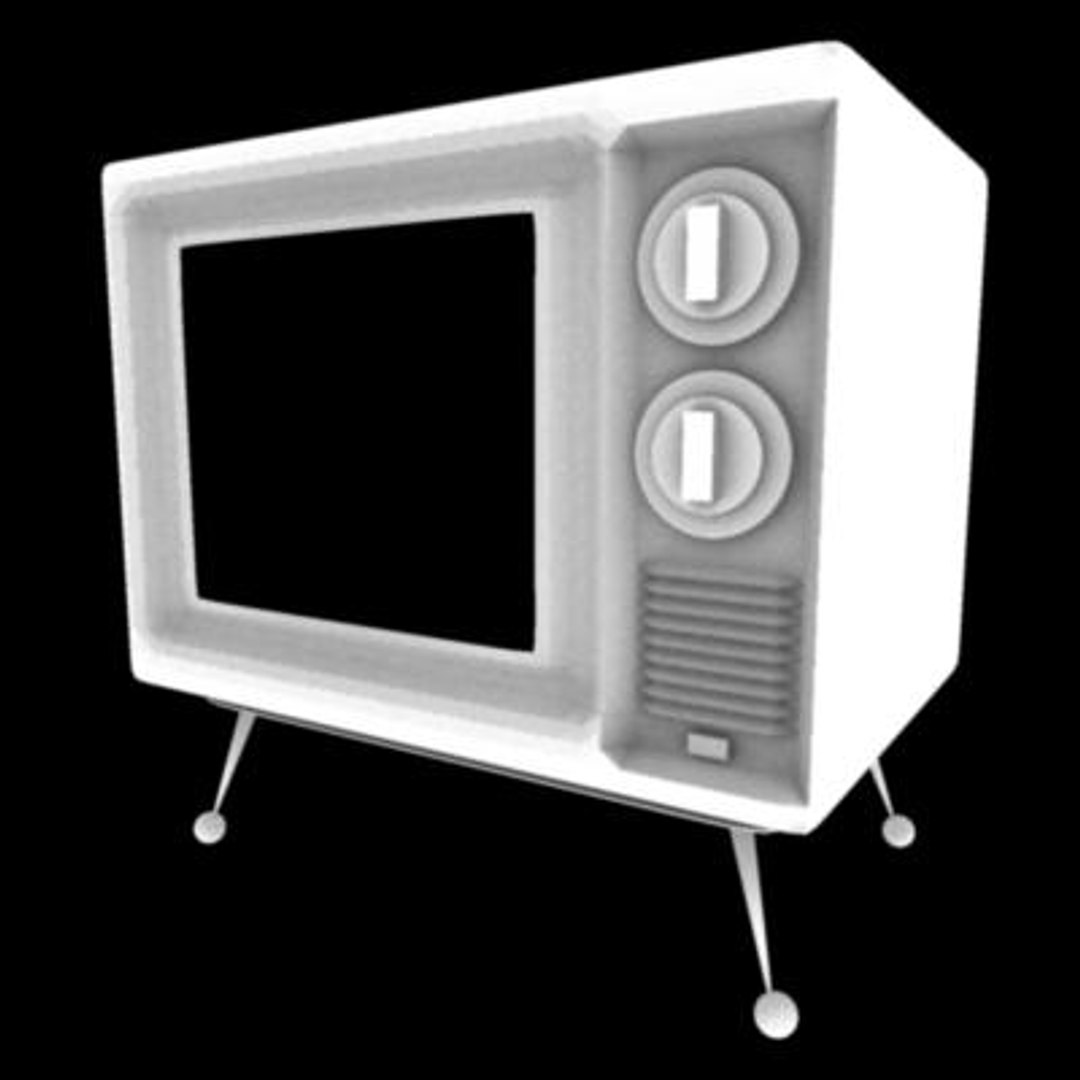 old tv 3d model