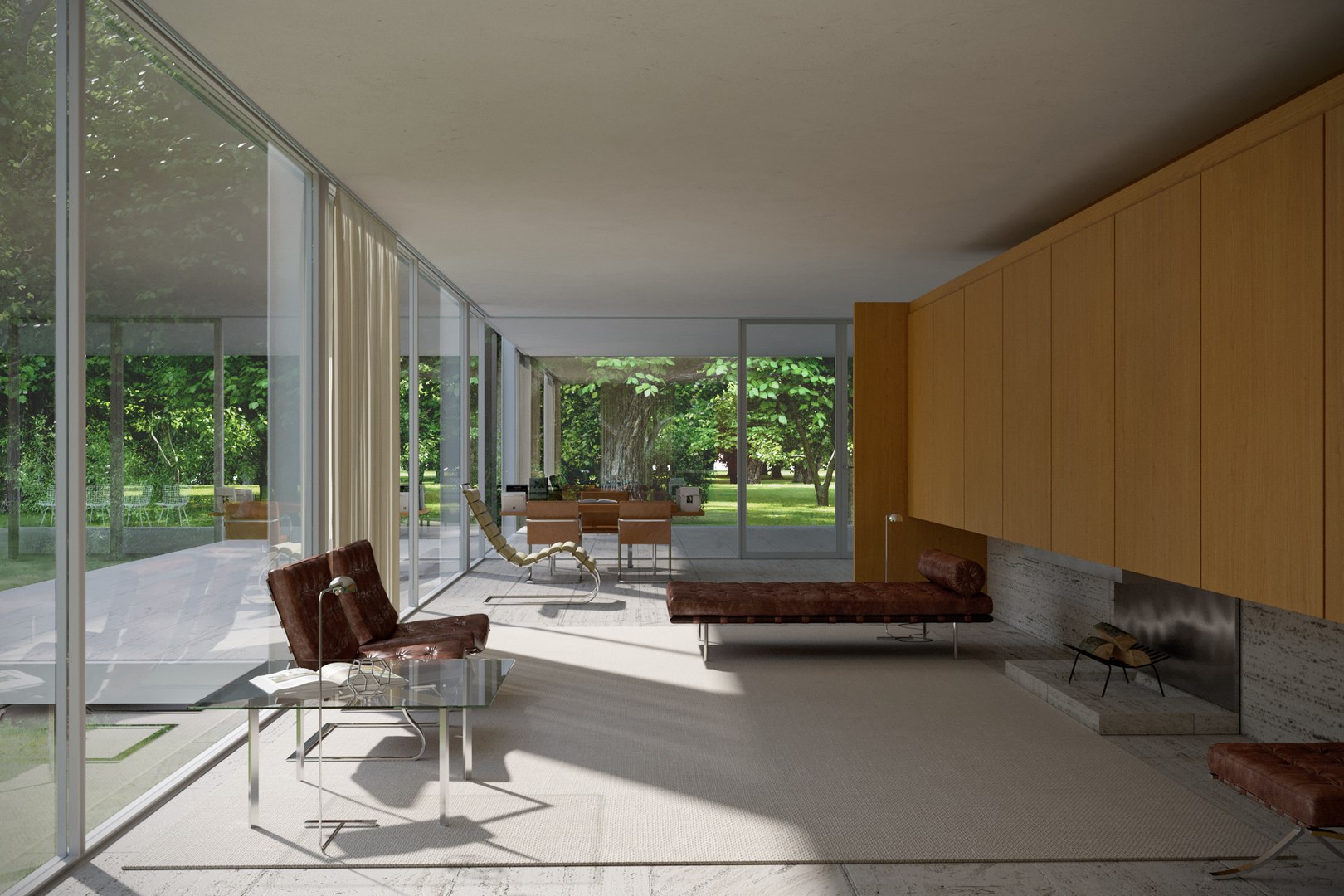 3D Model Farnworth House - TurboSquid 1374776