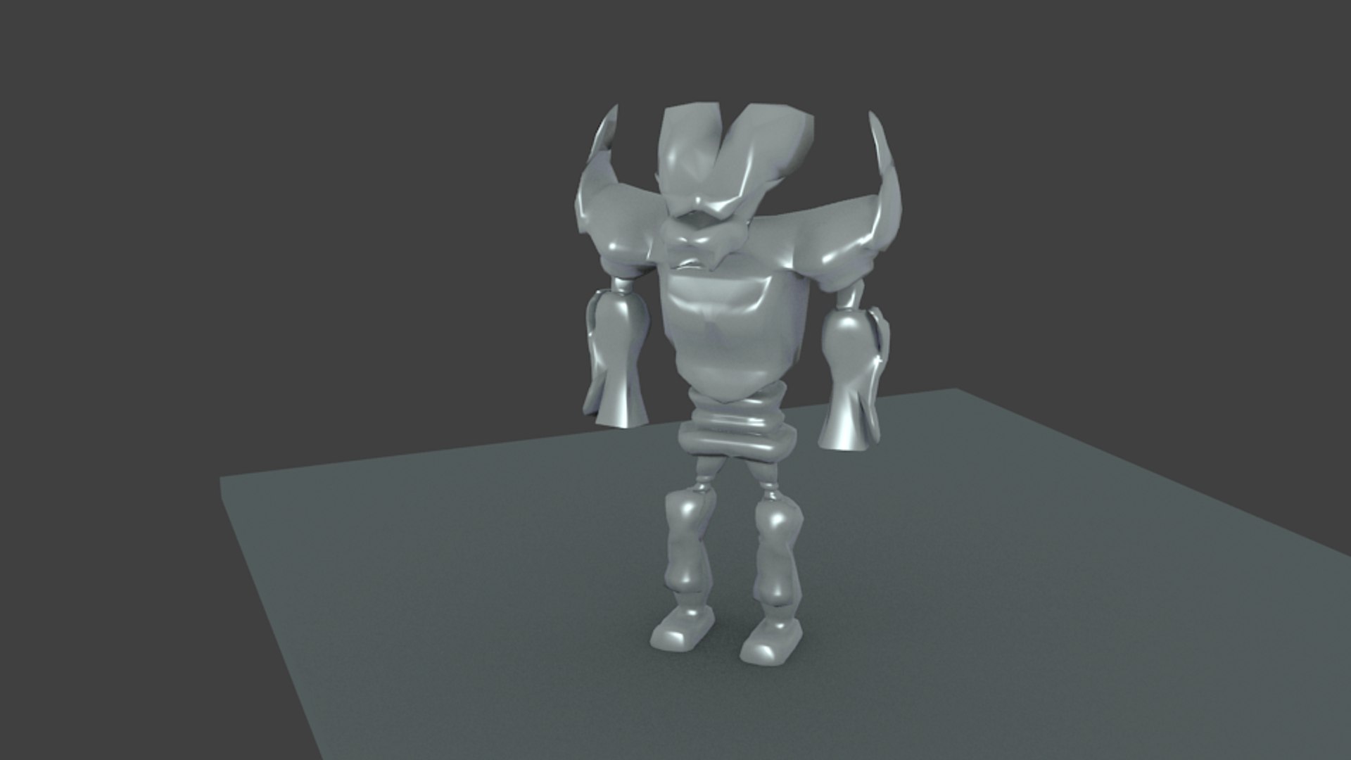 3d Model Of Robot Armor Blender