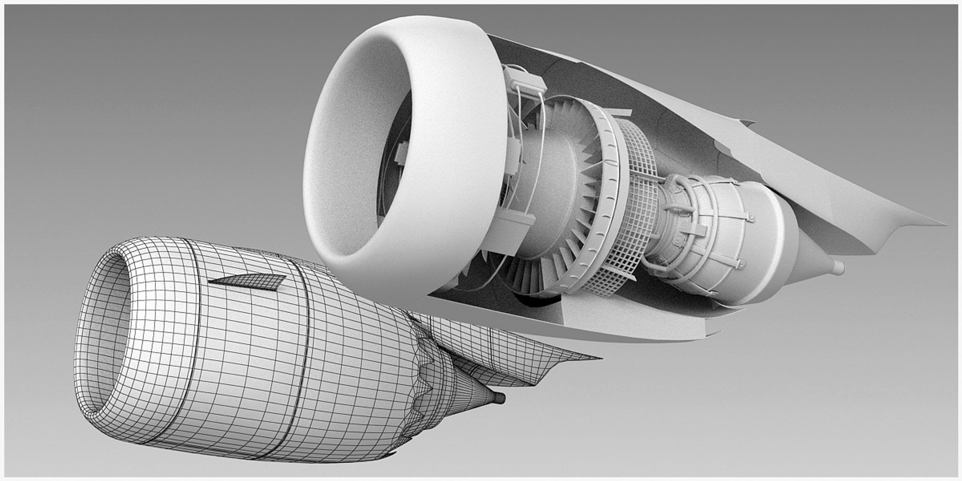 Boeing Engine 3D - TurboSquid 1465226