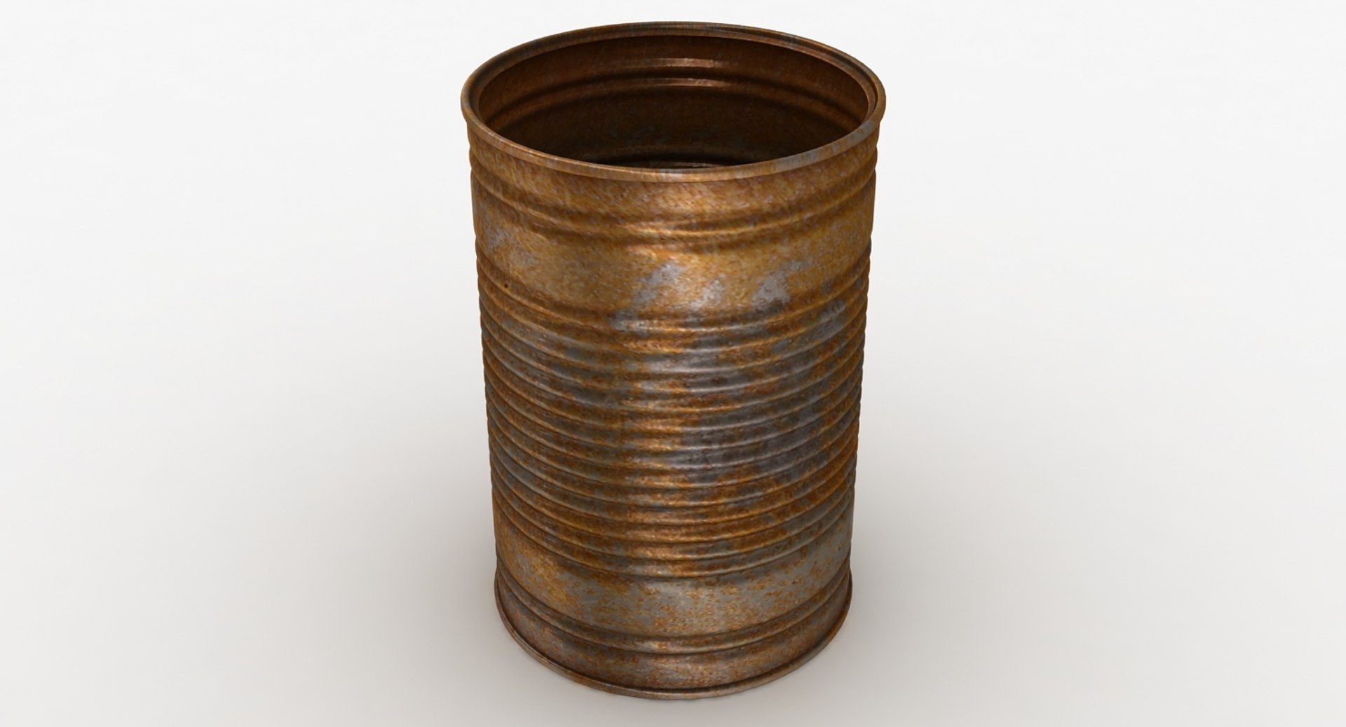 3D Realistic Rusty Tin Model - TurboSquid 1190660