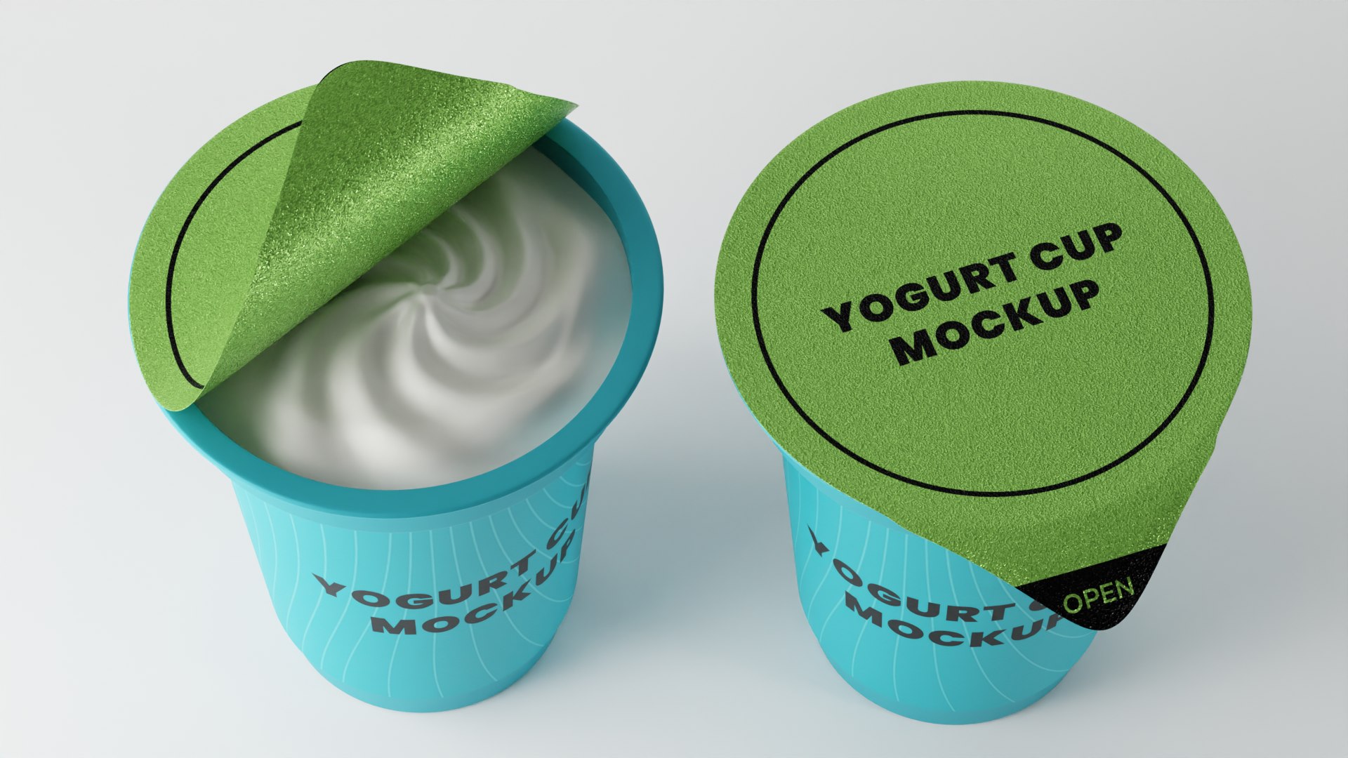 Yogurt Cup Mockup 3D Model 3D Model - TurboSquid 2321317