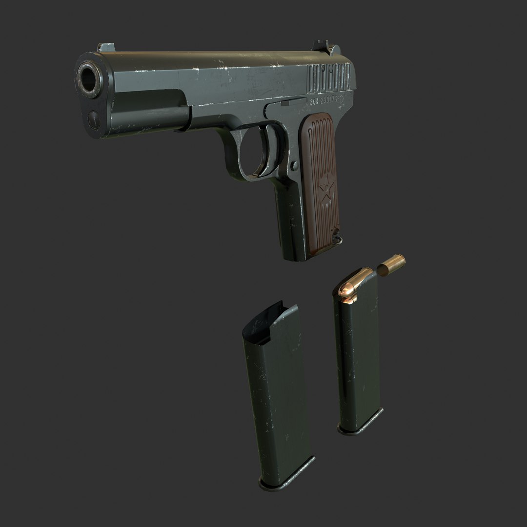 Tt Pistol 3D Model - TurboSquid 1367787
