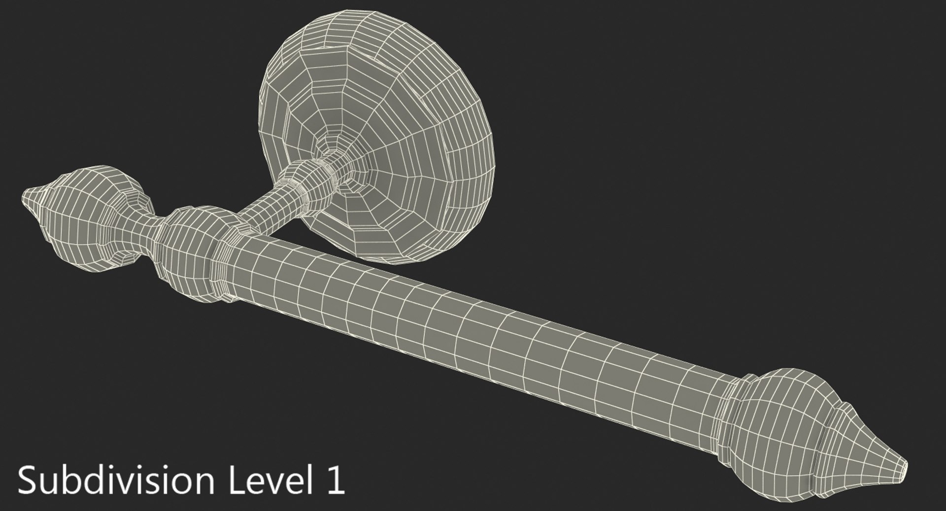 Classic toilet paper holder 3D model - TurboSquid 1214052