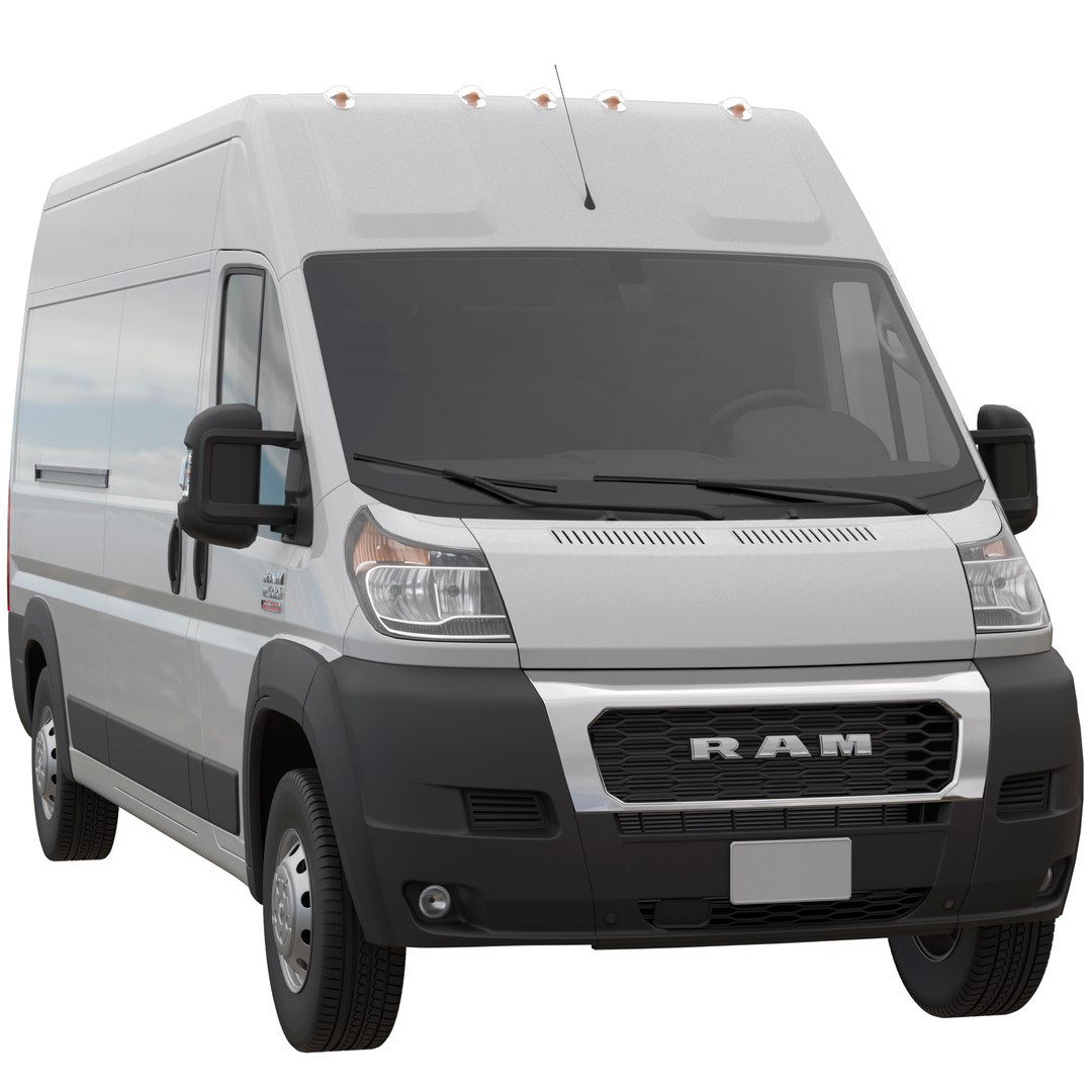 RAM PROMASTER 2500 Cargo Van 159 High Roof 3D model - TurboSquid 1804095