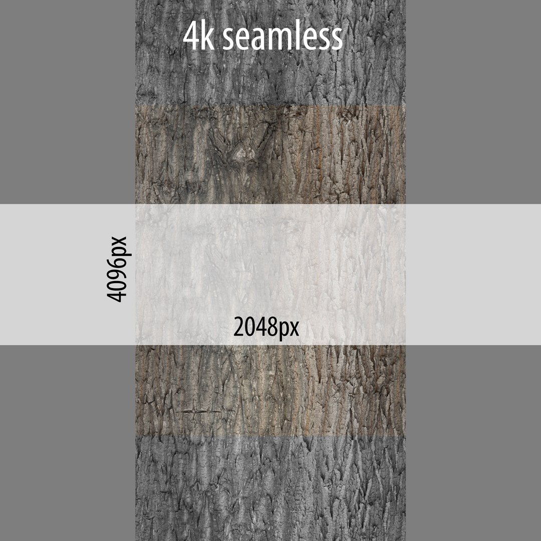 Tree Bark 4k 3D - TurboSquid 1156192