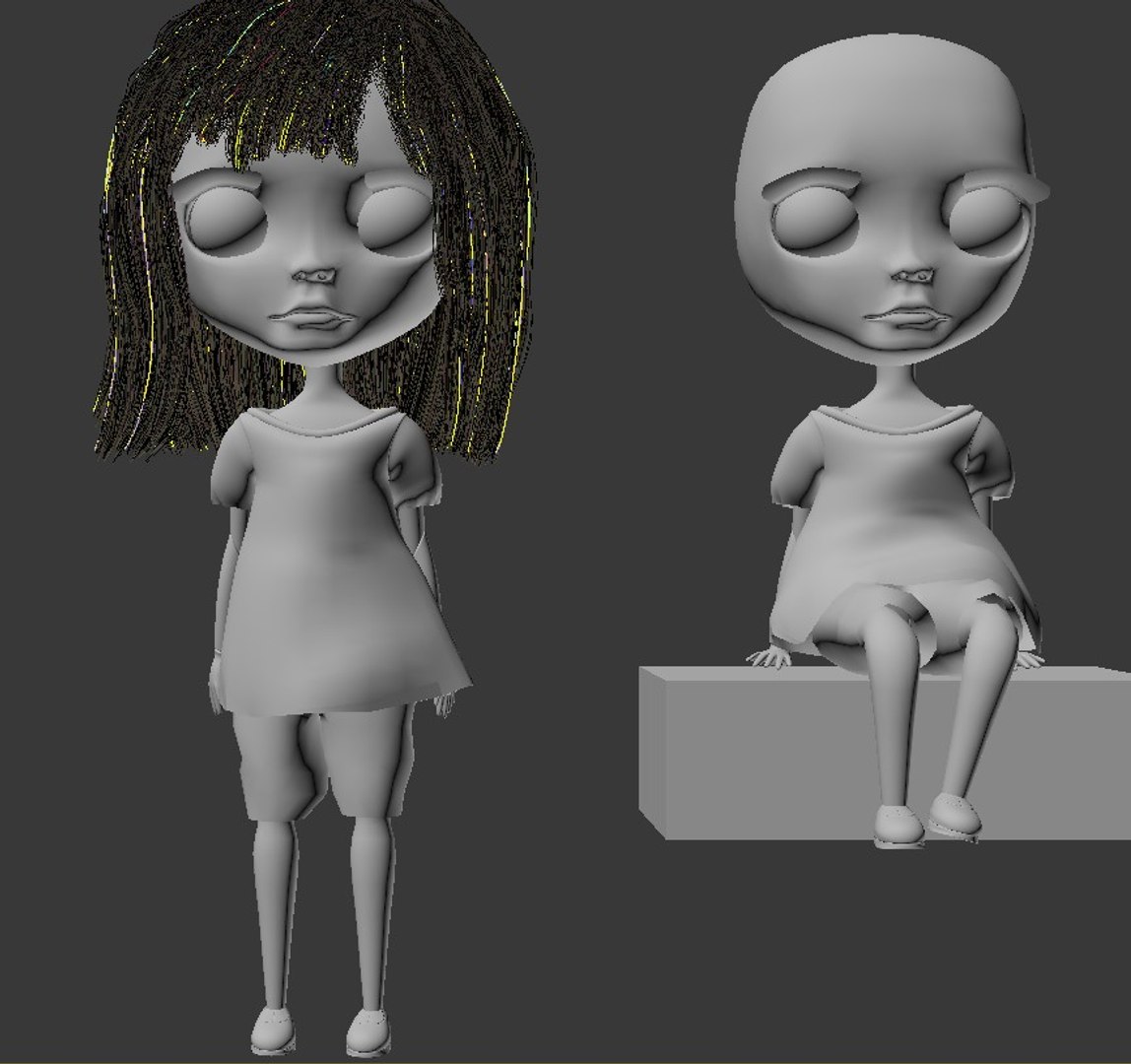 3D Blythe Doll Model - TurboSquid 1454579