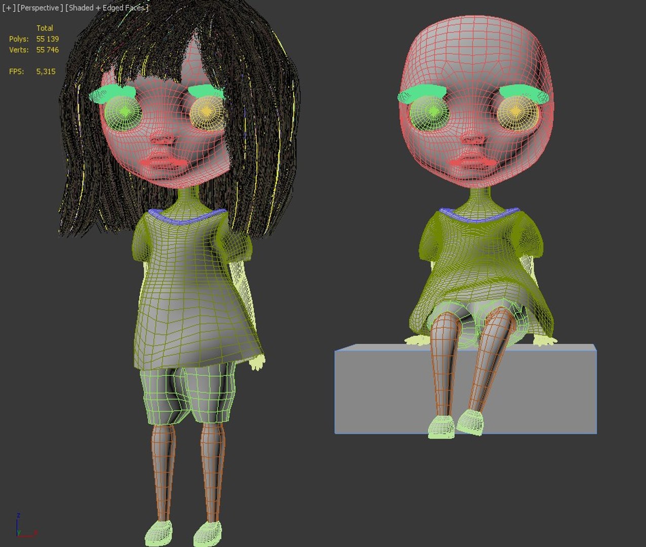 3D Blythe Doll Model - TurboSquid 1454579