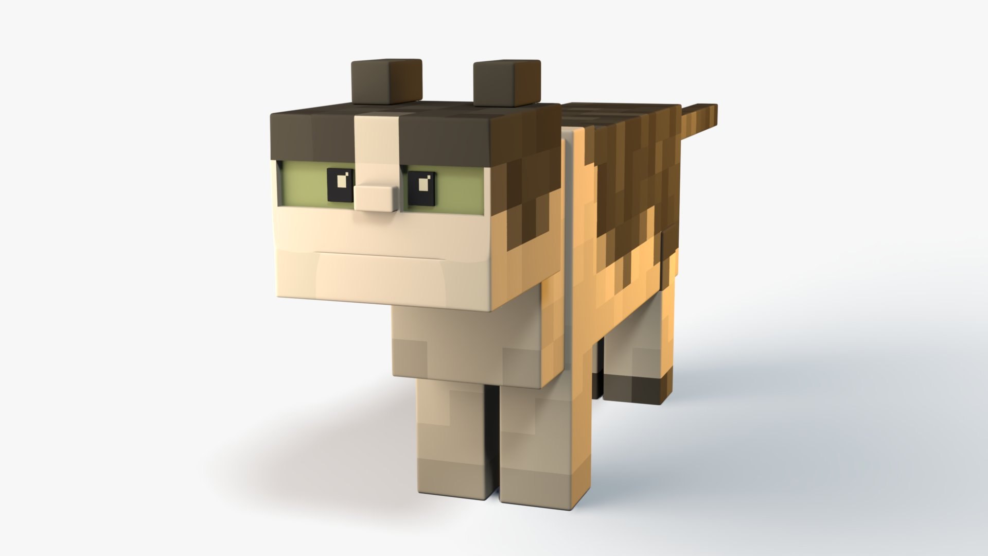 Minecraft Cat 3D Model - TurboSquid 2476572