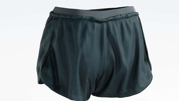 Realistic women s shorts model - TurboSquid 1546532